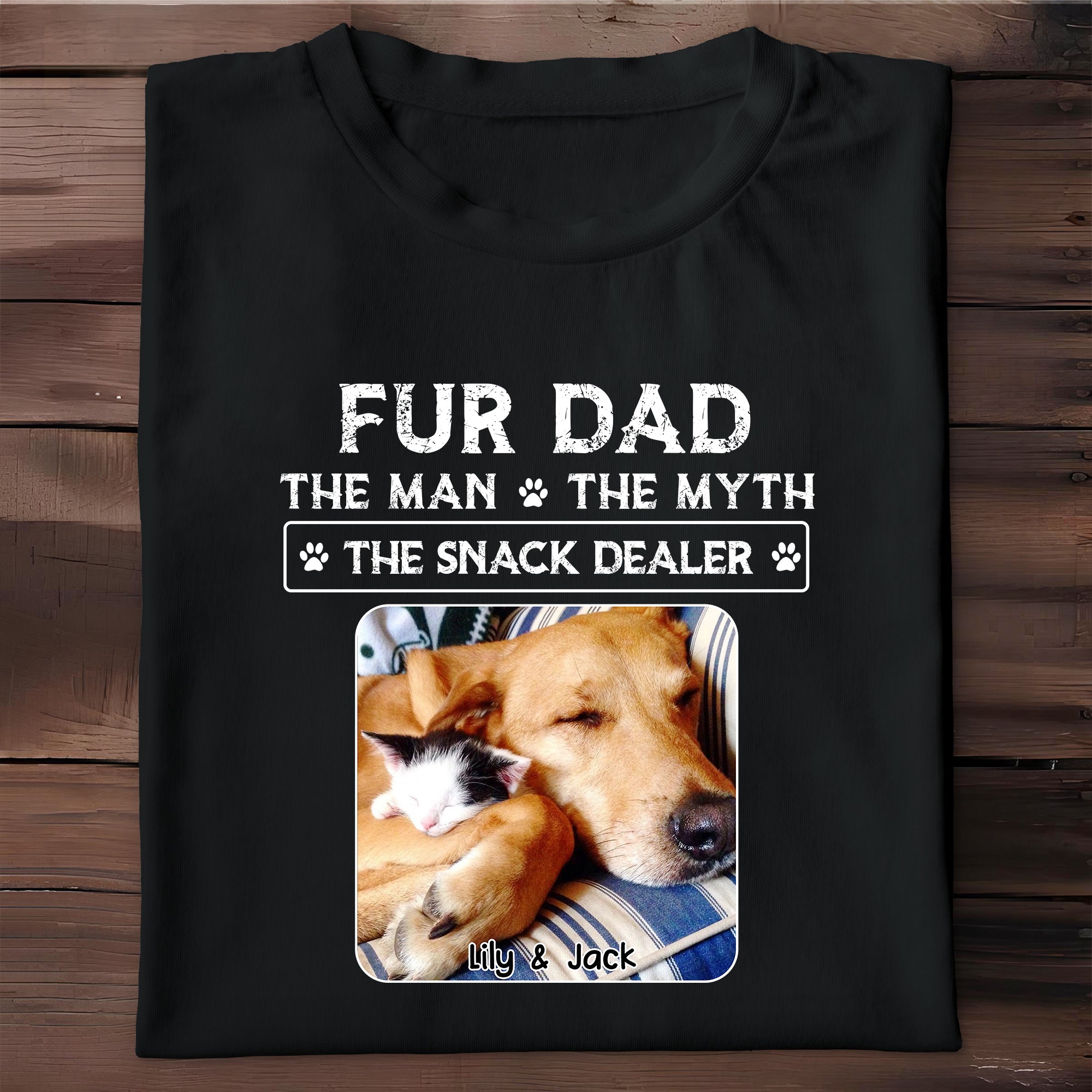 Fur Dad The Man The Myth The Snack Dealer, Hoodie, Gift For Pet Lovers – ALMAGEMS