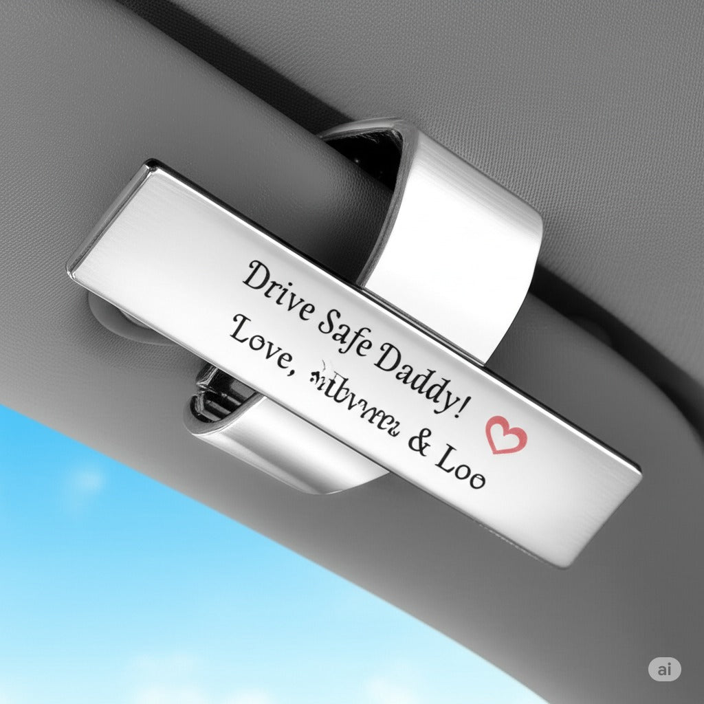 "Drive Safe Daddy" Visor Clip: A Loving Reminder & How to Personalize ...