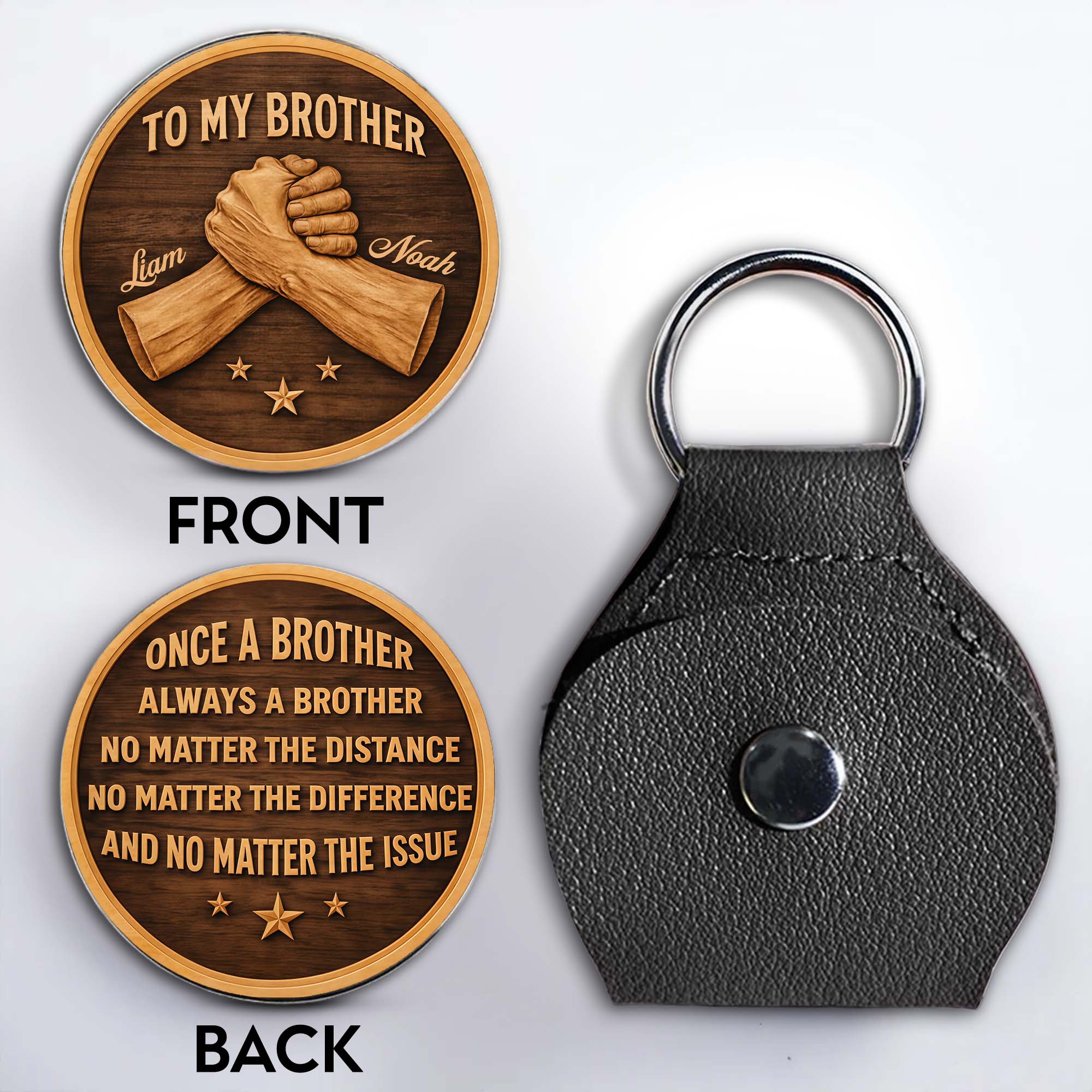 To My Brother Always A Brother, Personalized Custom Pocket Hug, Gift ...