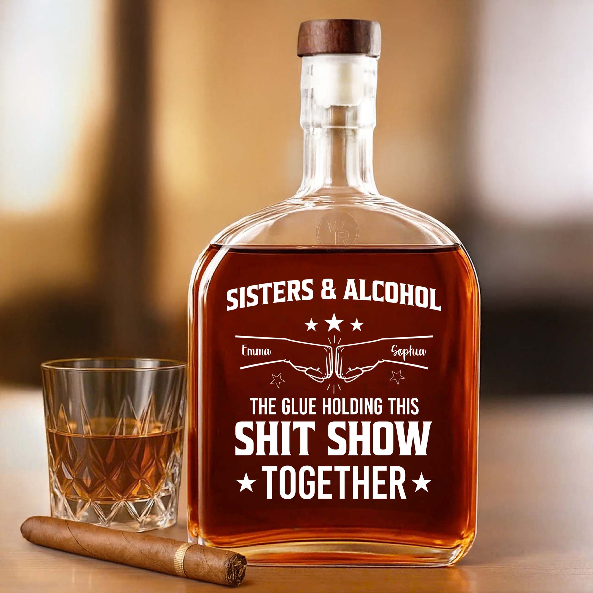 Sisters & Alcohol, The Glue Holding This Show Together, Custom Whiskey ...