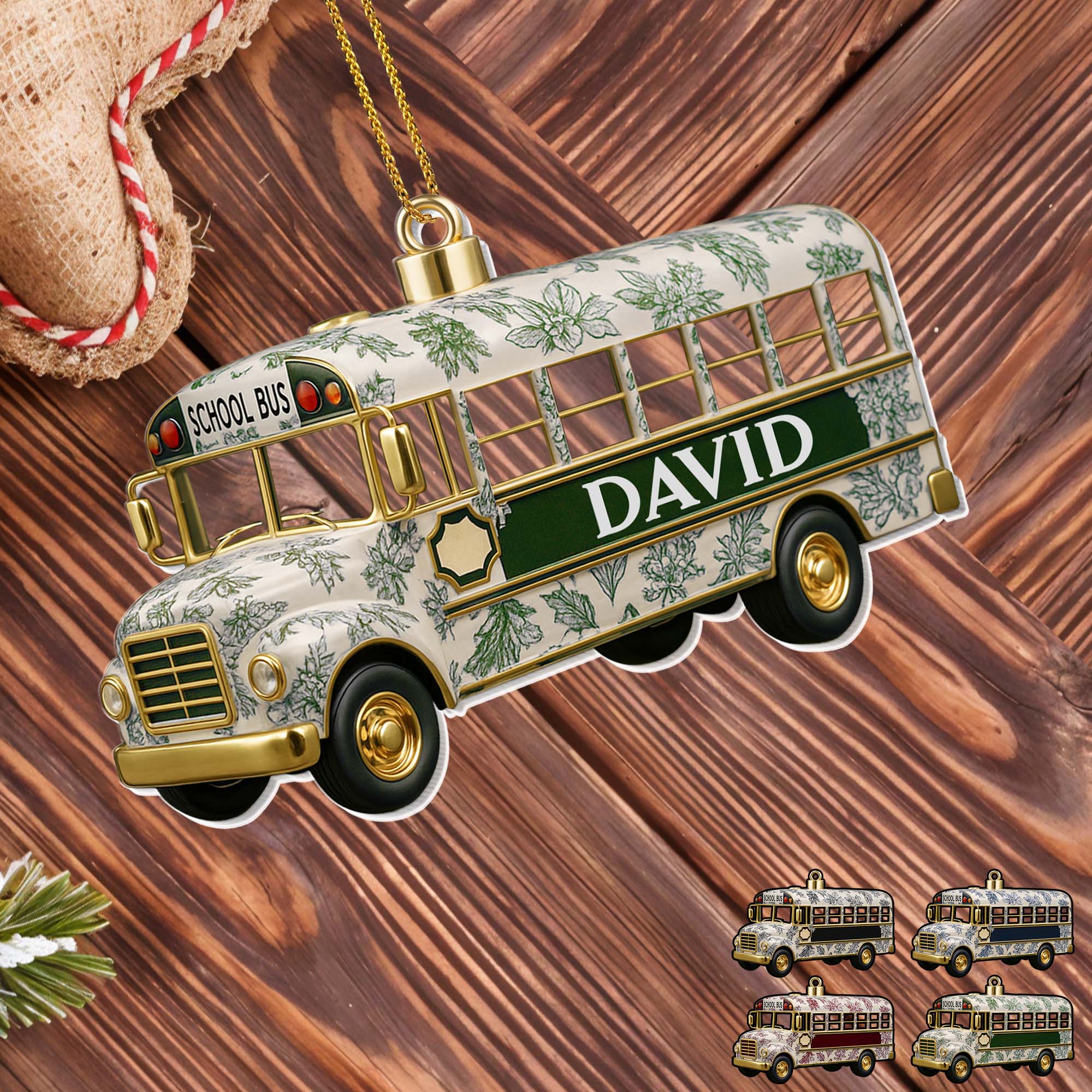 Celebrate Your Special Journey With This School Bus Design,Personalized ...