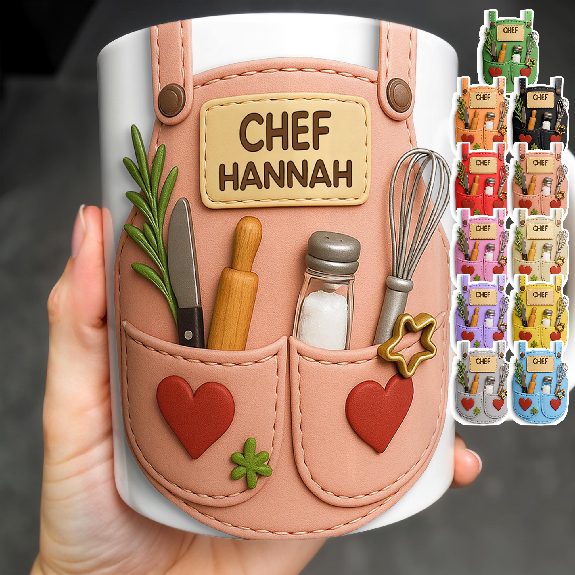 Perfect Gift For Passionate Cooks with Cooking Utensils, Custom Coffee ...