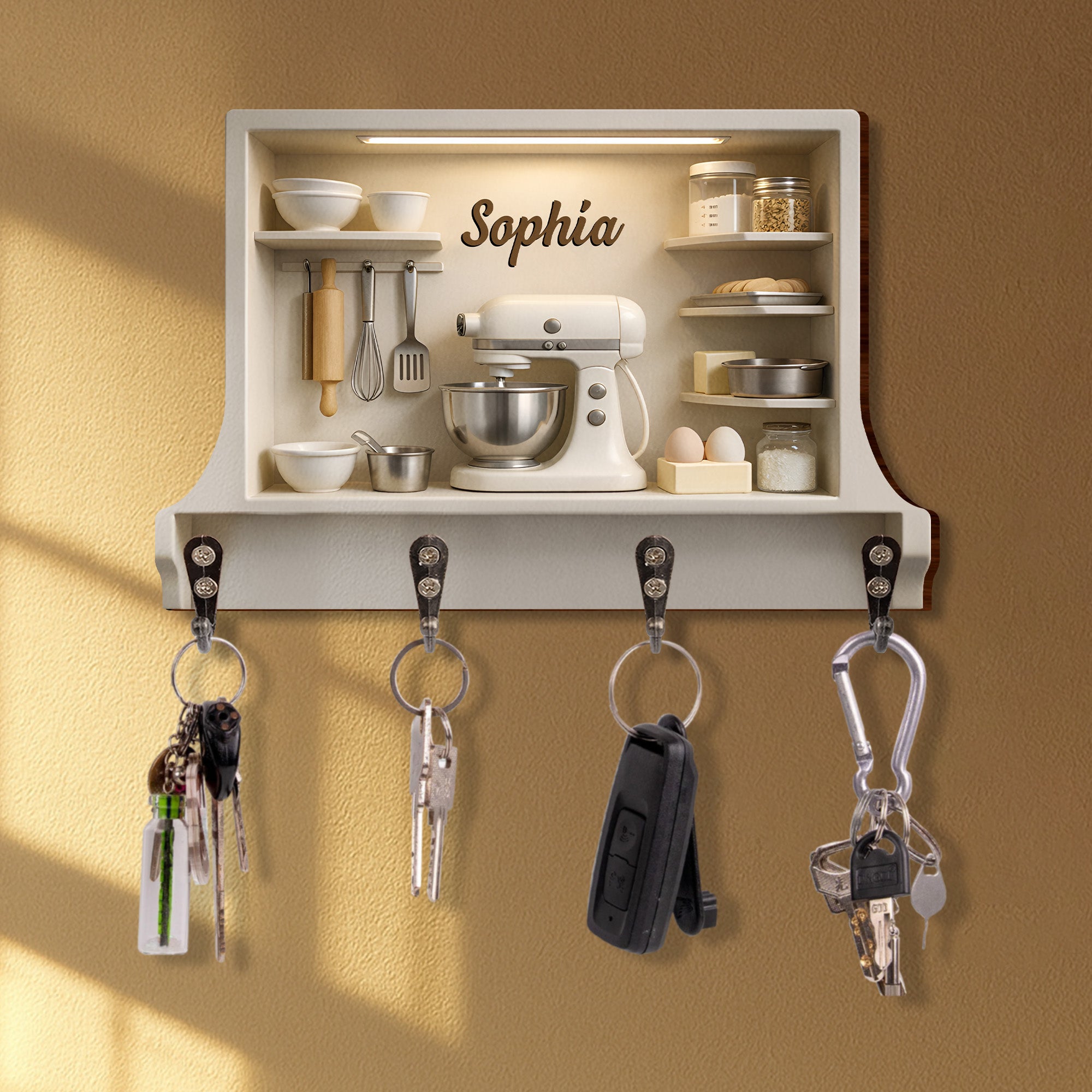 Customize Your Kitchen Essentials With Style, Personalized Key Holder ...