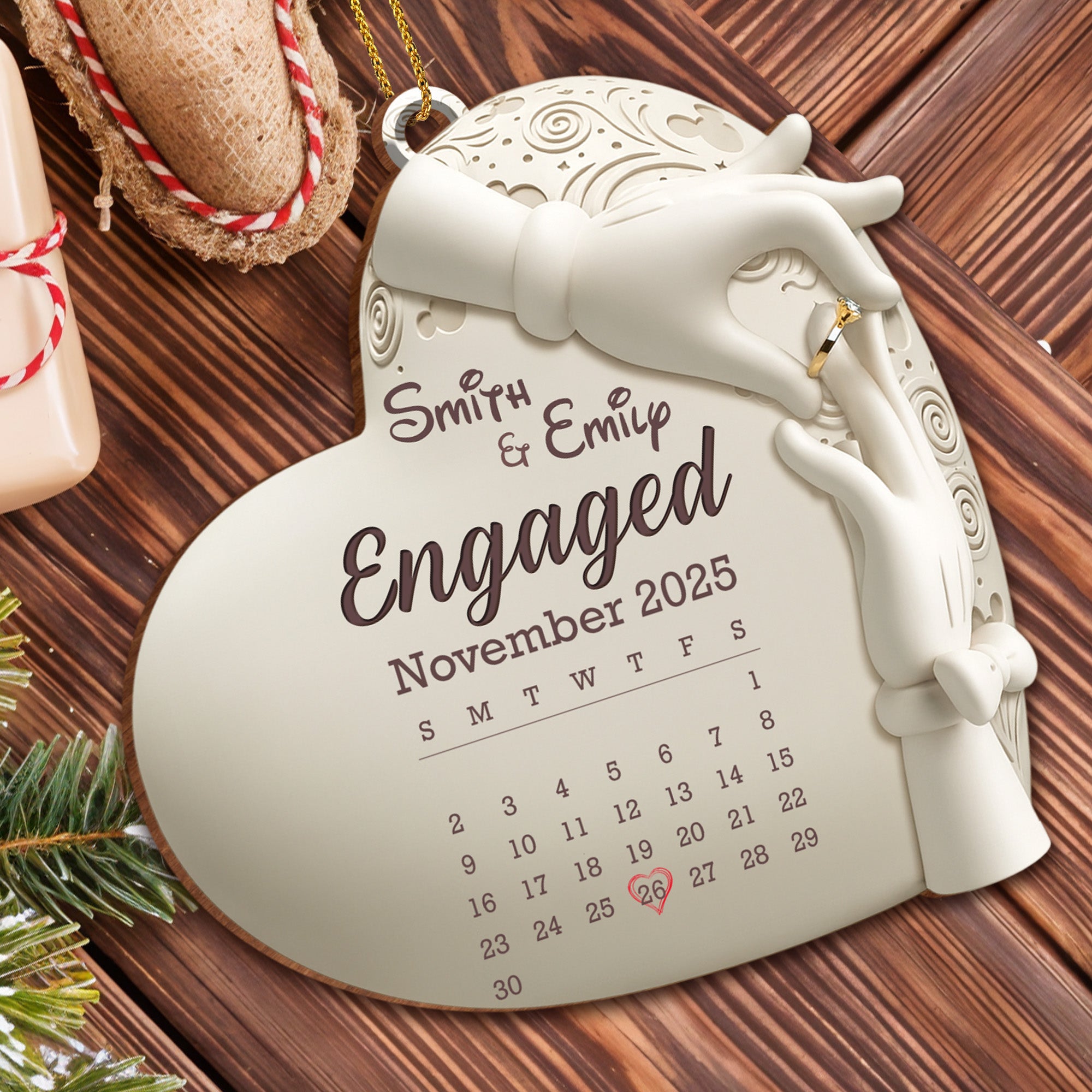 Engaged, Celebrate Your Special Moment With Custom Design, Personalized ...