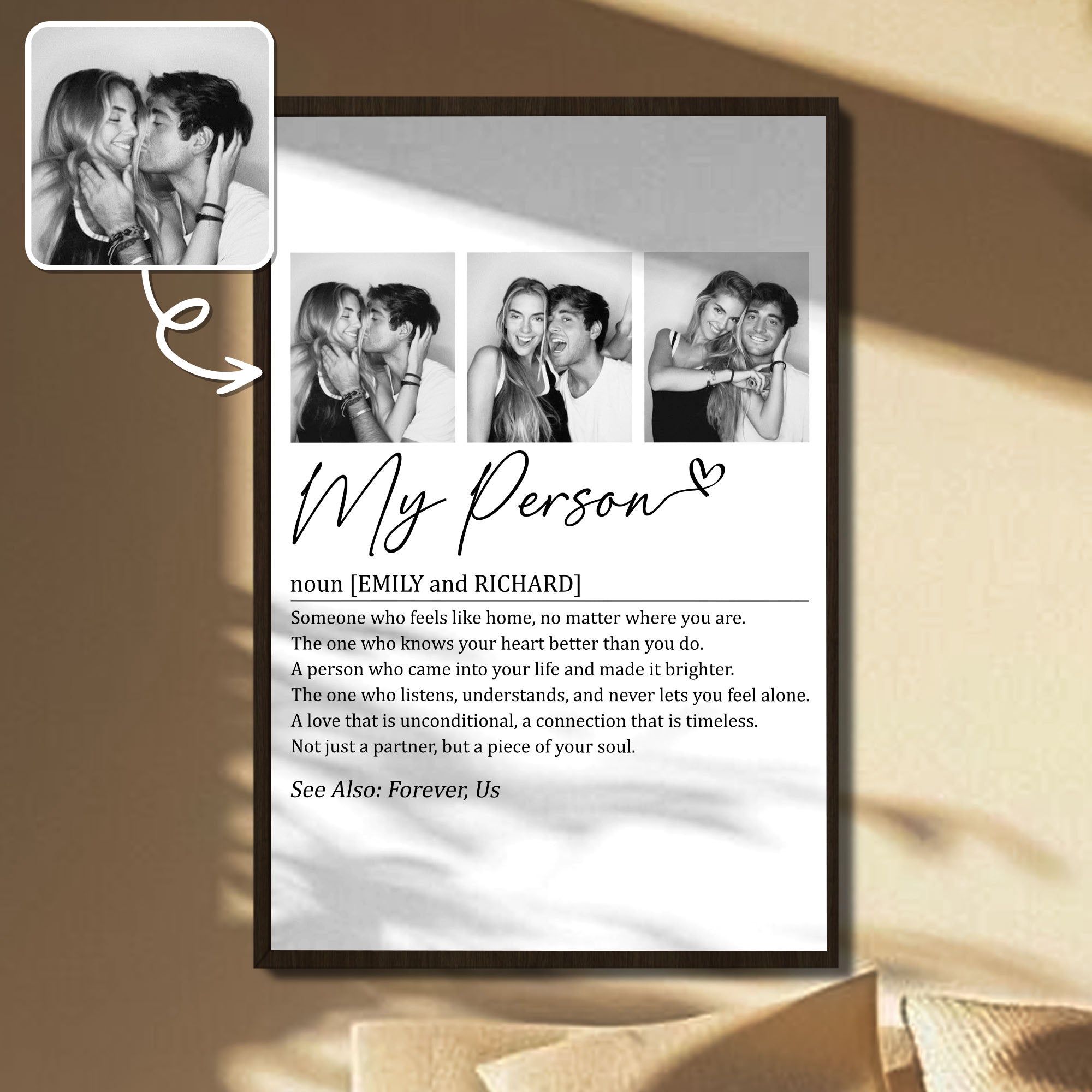 My Person, Unconditional Love Poster, Gift For Partners – ALMAGEMS