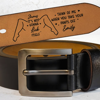 Think Of Me When You Take Your Pants Off, Legs Design, Personalized ...