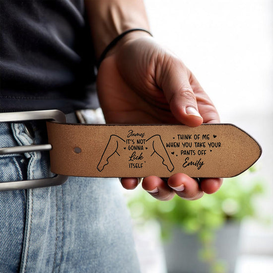 Think Of Me When You Take Your Pants Off, Legs Design, Personalized ...