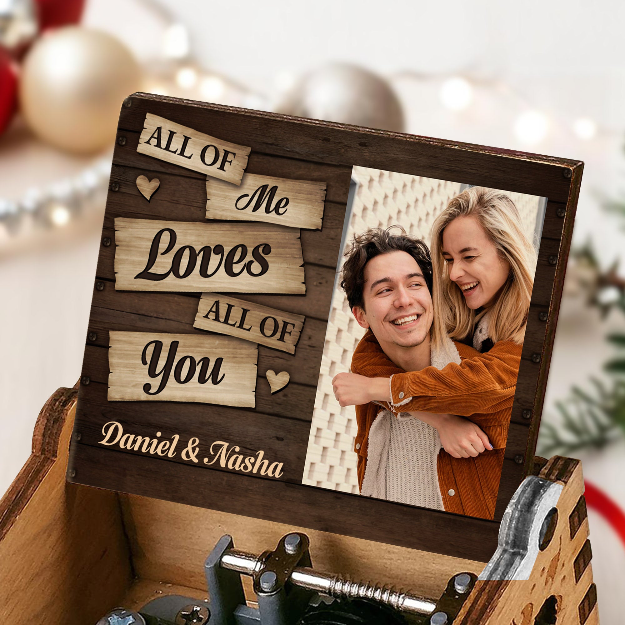 All Of Me Loves All Of You - Personalized Custom Music Box - Gift For ...