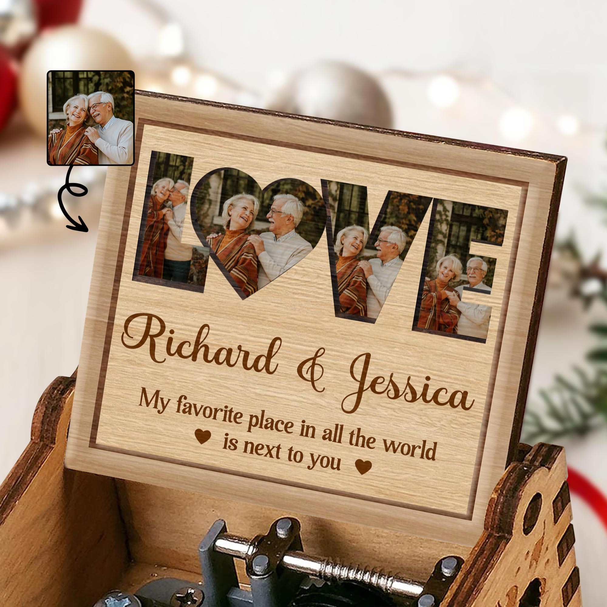 My Favorite Place In All The World - Personalized Custom Music Box ...