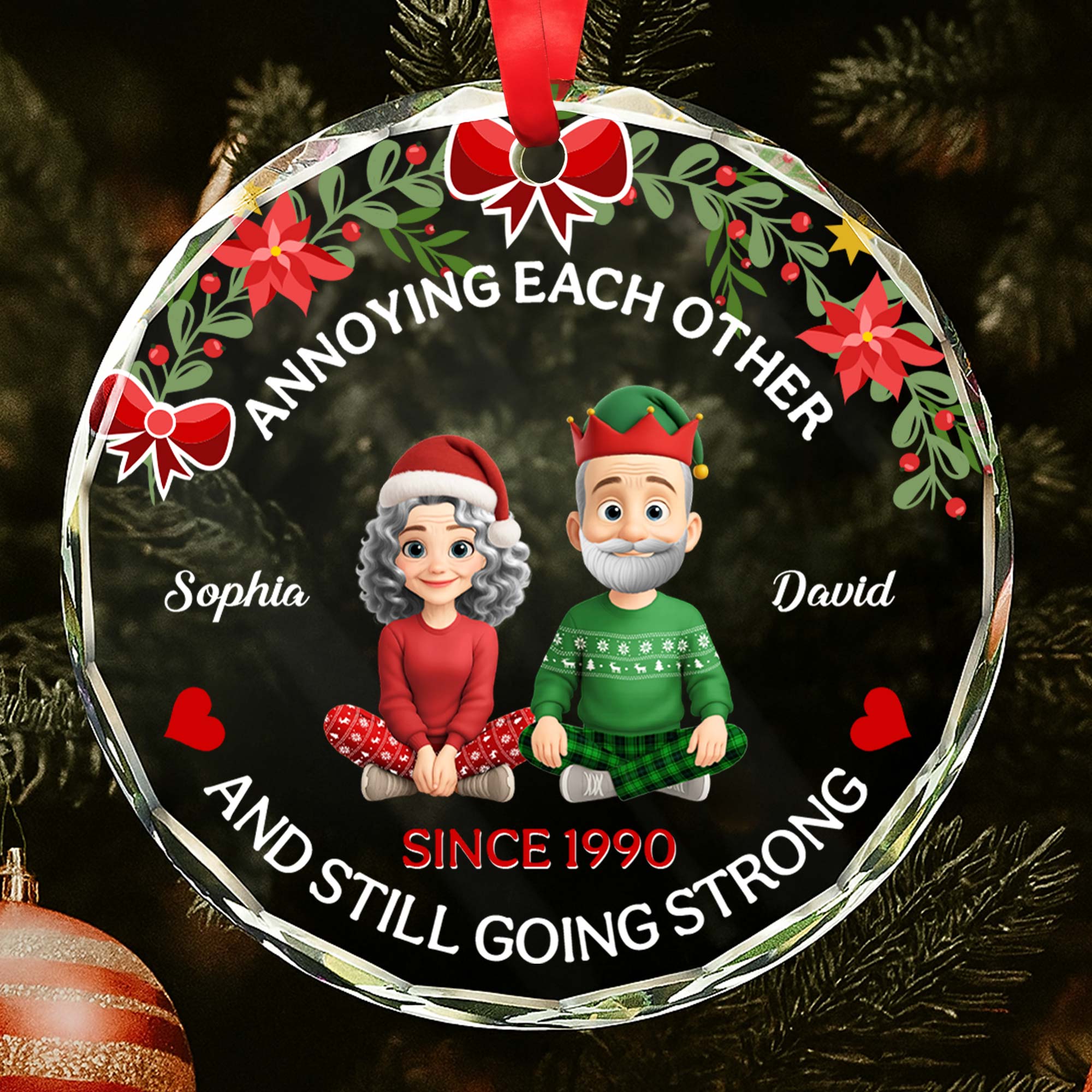 Annoying Each Other And Still Going Strong, Personalized Custom Circle ...