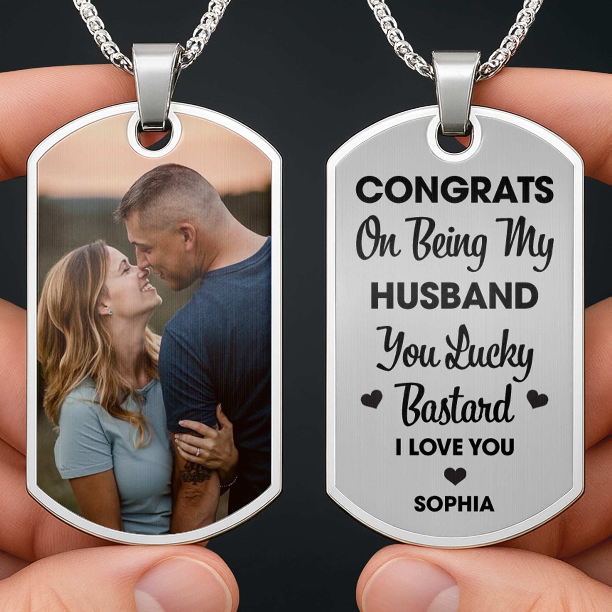 Capture Your Special Moments, Personalized Custom Dog Tag Necklace ...