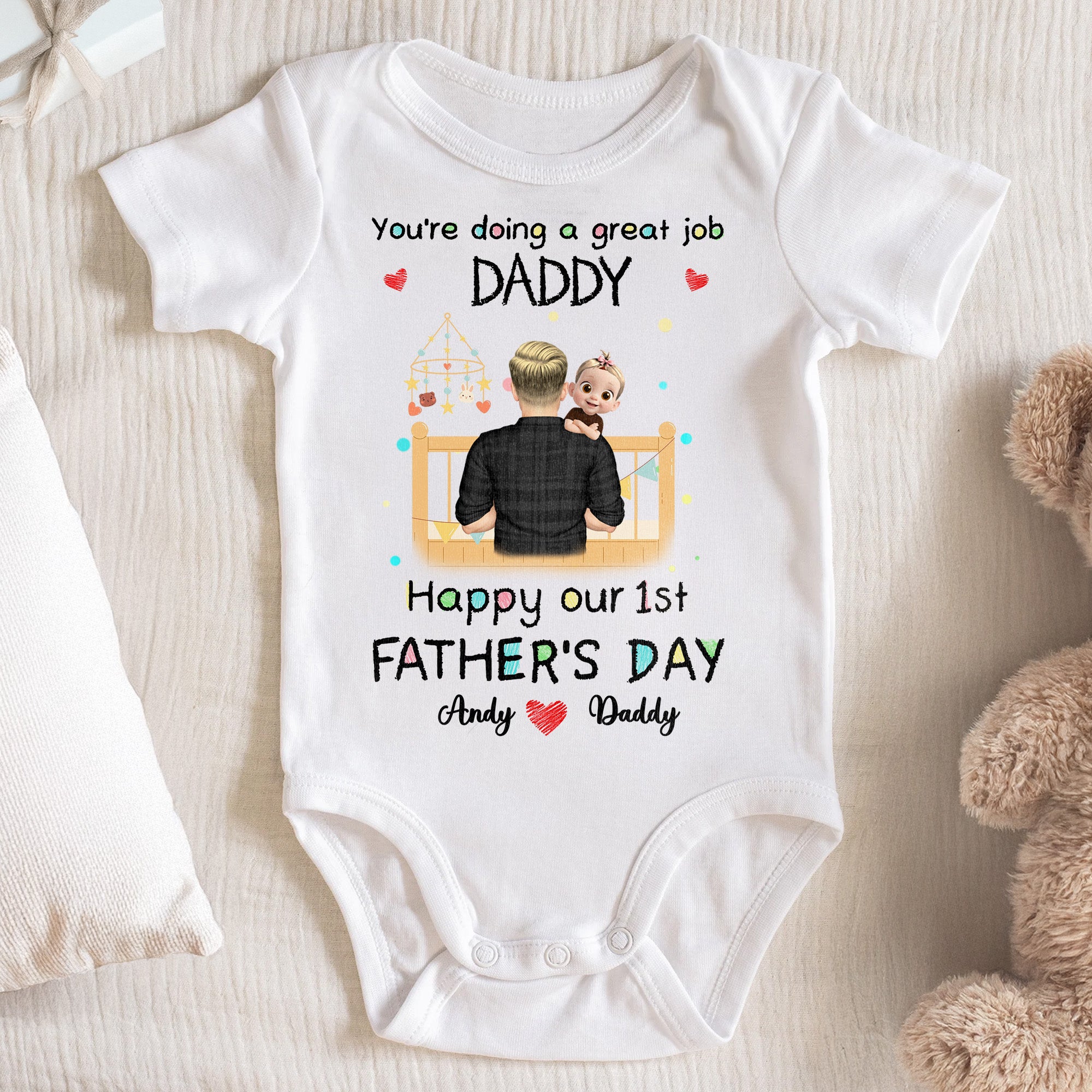 You're Doing a Great Job Daddy, Happy Our 1st Father's Day ...