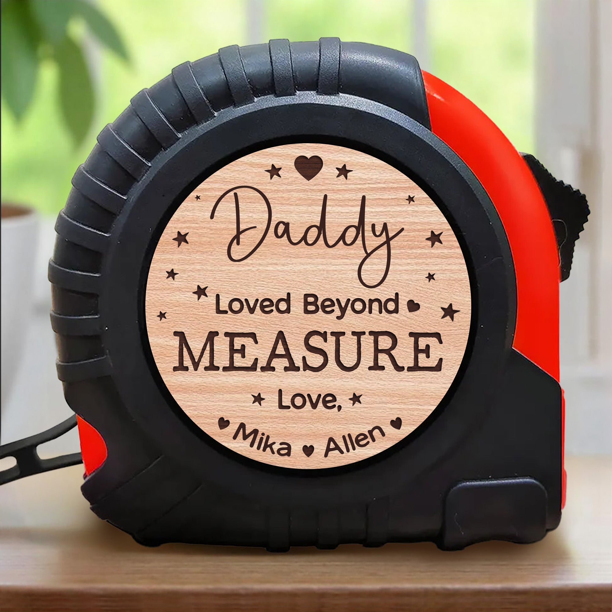 Daddy, Loved Beyond Measure, Personalized Custom Tape Measure, Ideal ...