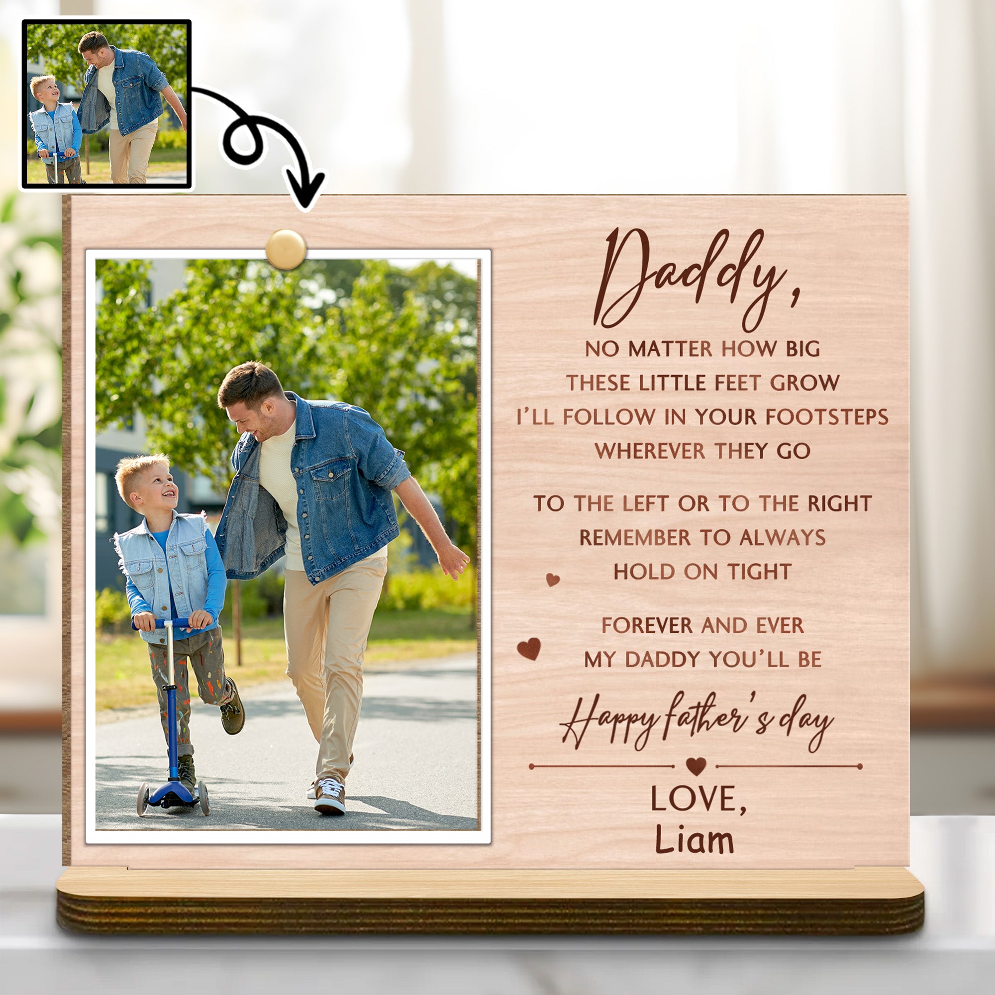 Forever And Ever My Daddy You'll Be, Daddy And Son Love,Personalized ...