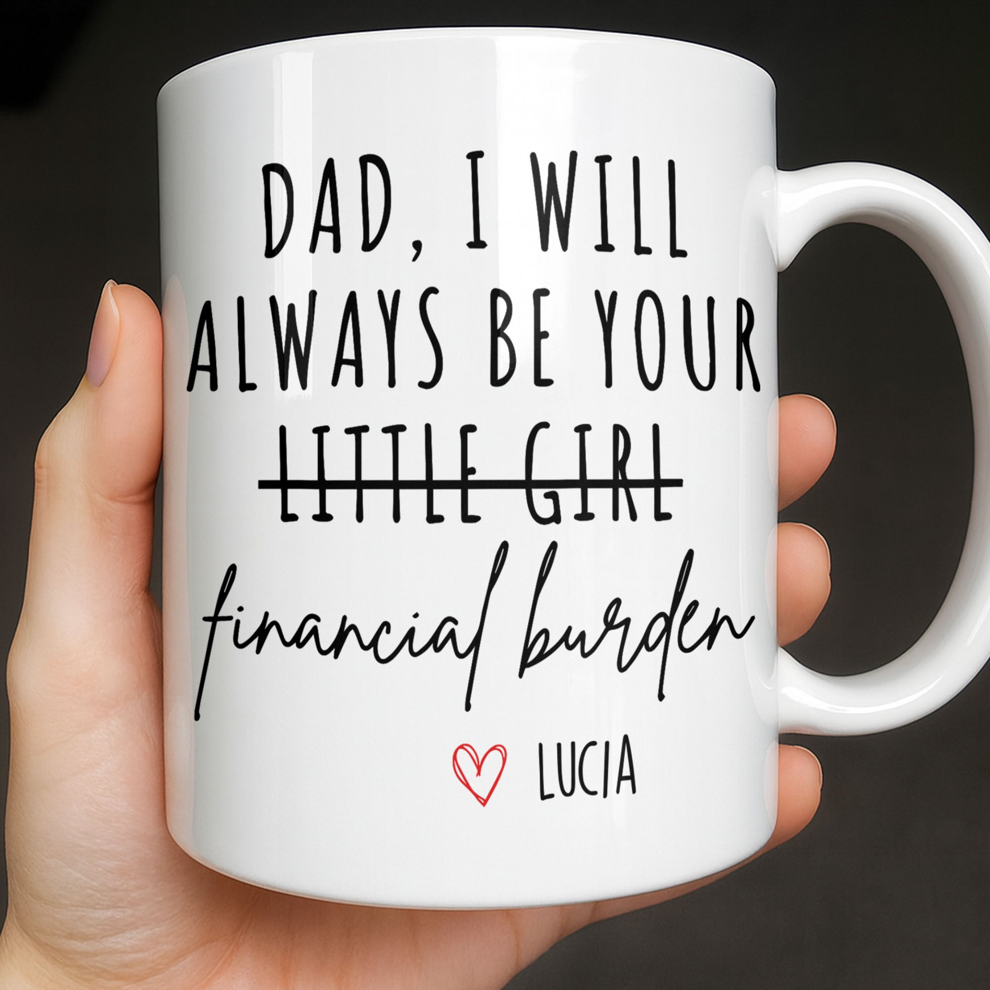 Dad I Will Always Be Your Financial Burden Mug, Gift For Father – ALMAGEMS