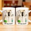 Lab Scientist, Lab Coat and Test Tubes, Personalized Custom Coffee Mug ...