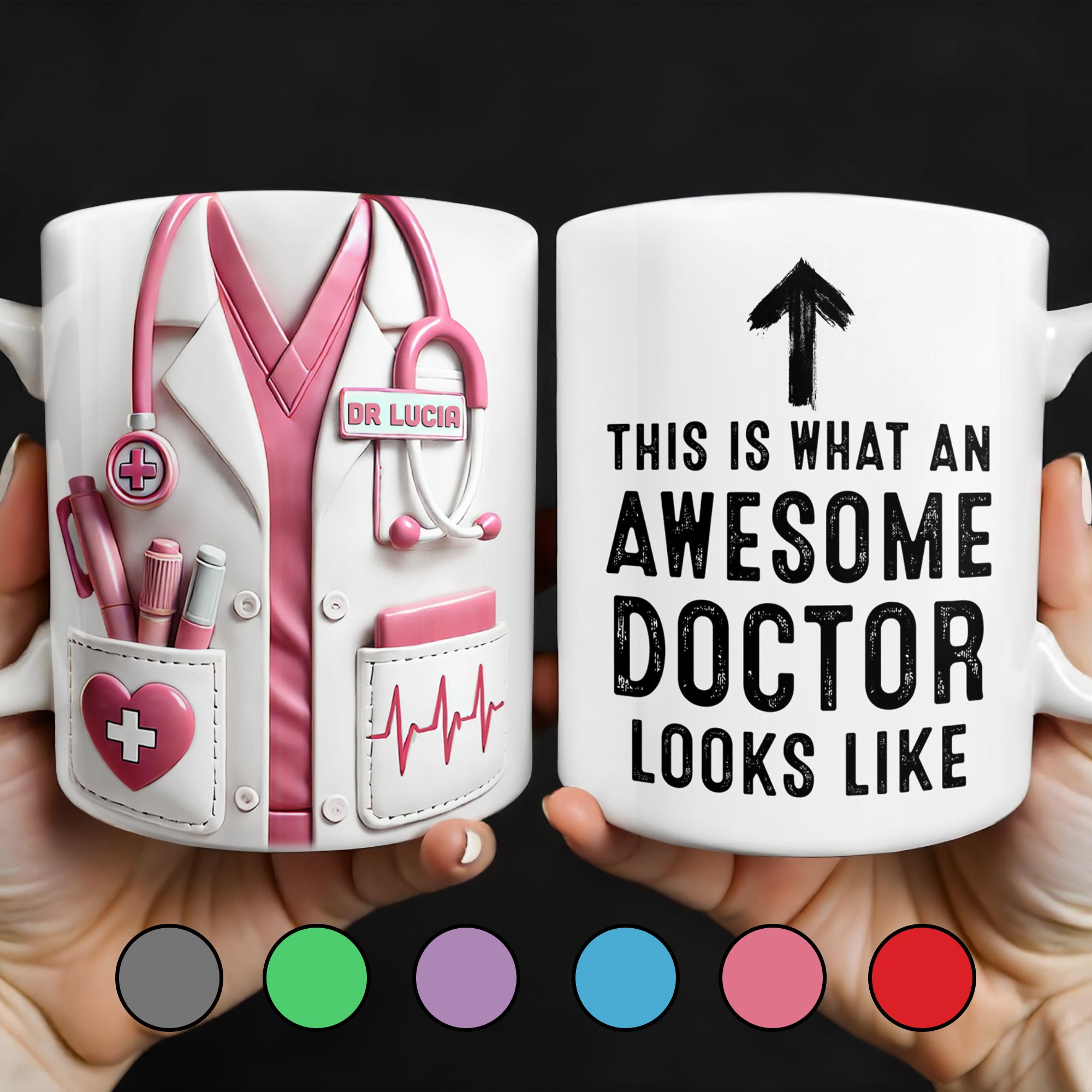 This Is What An Awesome Doctor Looks Like, Medical Coat and Stethoscope ...