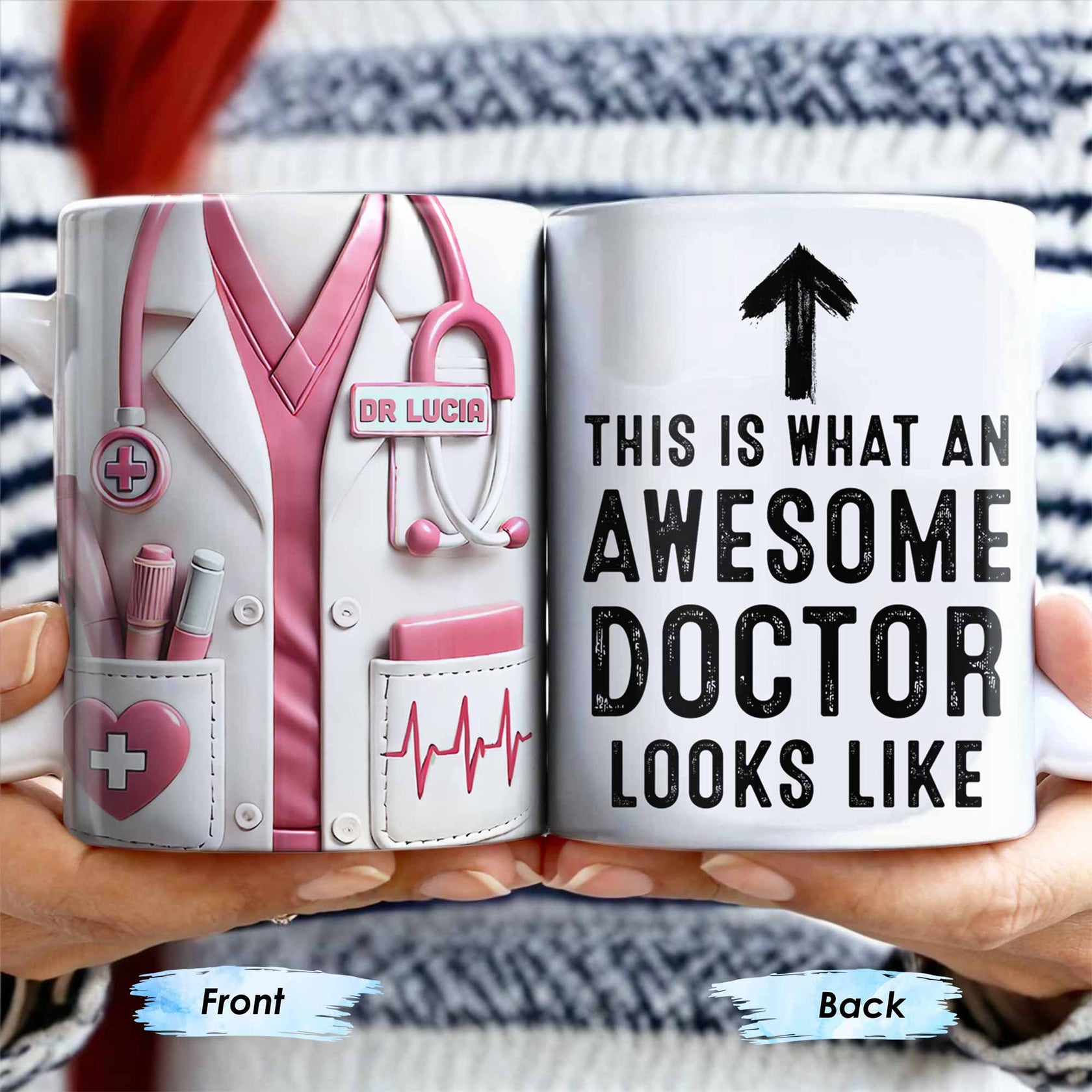 This Is What An Awesome Doctor Looks Like, Medical Coat and Stethoscope ...