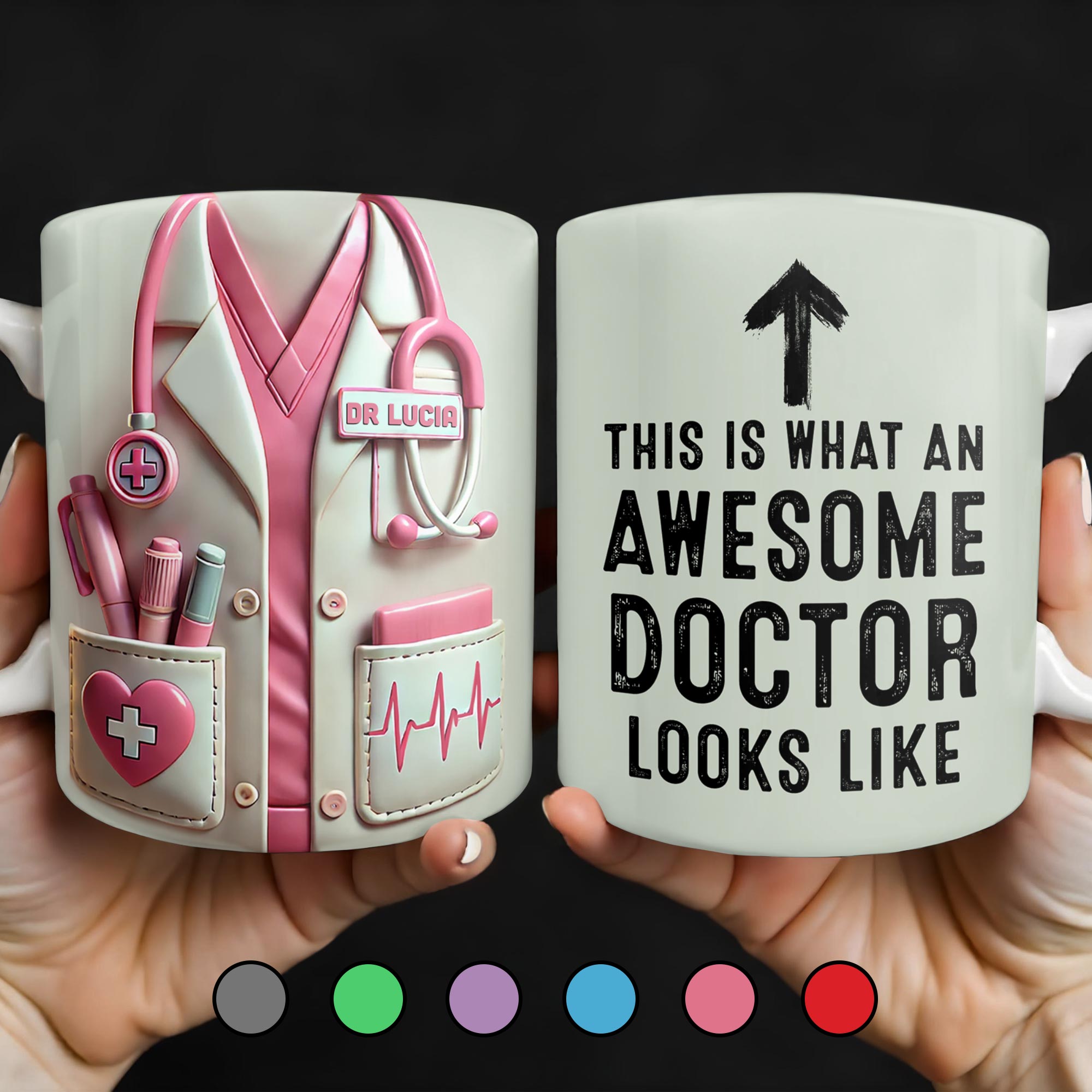 This Is What An Awesome Doctor Looks Like, Medical Coat and Stethoscope ...