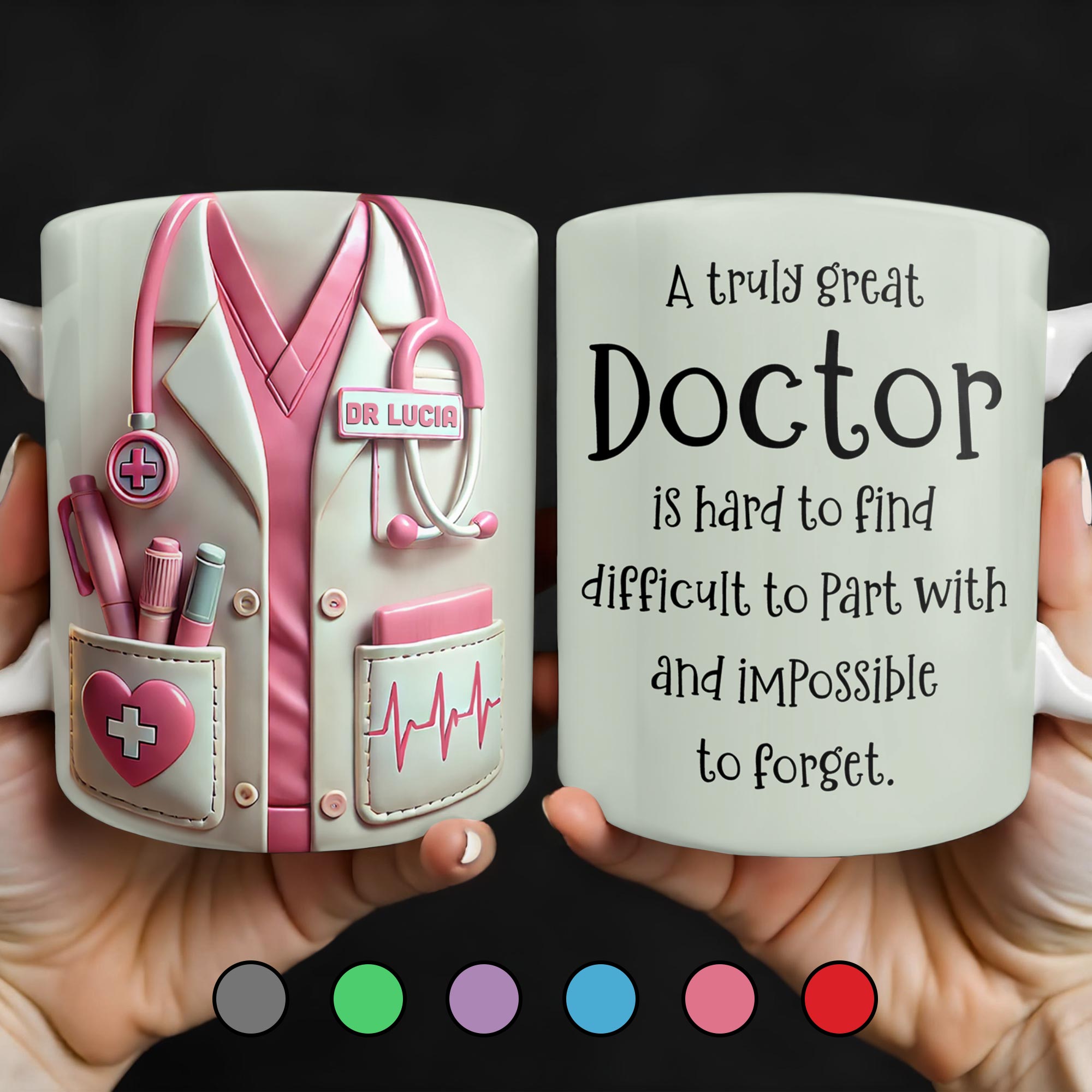 A Truly Great Doctor Is Hard To Find, Personalized Custom Coffee Mug ...