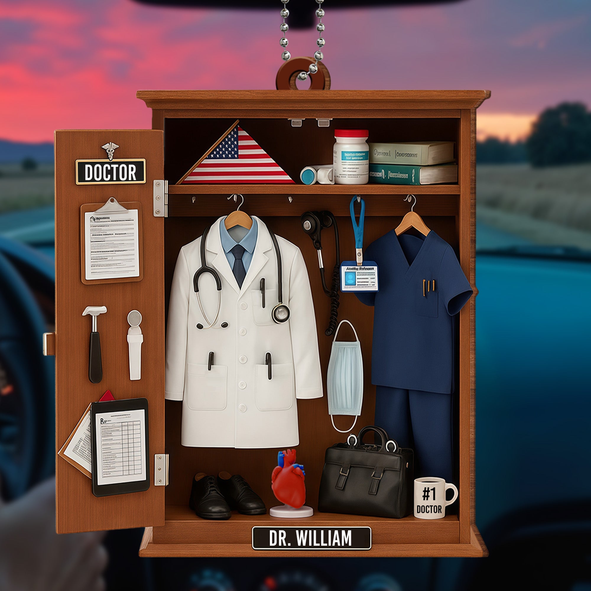 A Personalized Tribute To A Dedicated Doctor, Personalized Custom Wood ...
