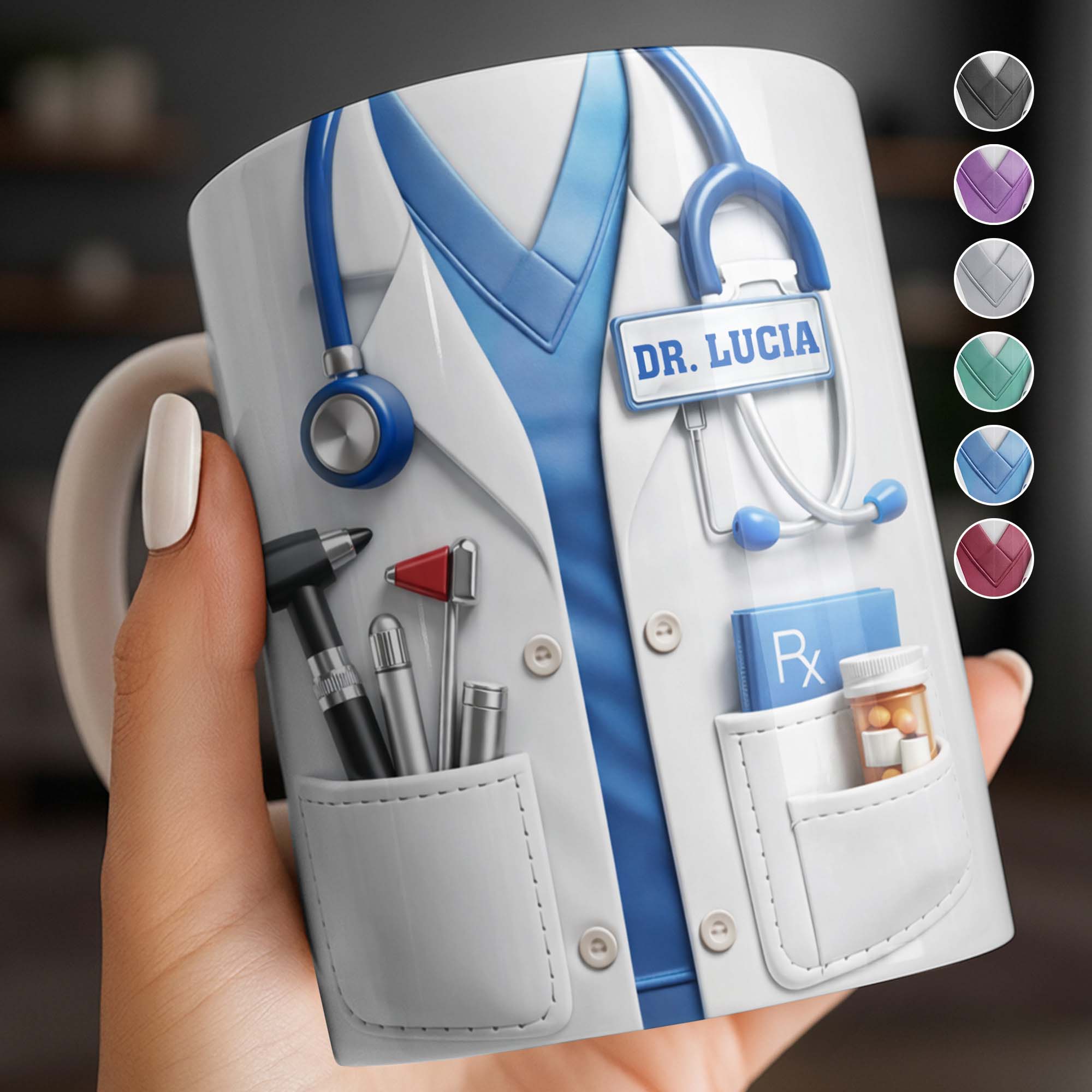 Customize With Your Favorite Doctor's Name And Tools, Coffee Mug, Gift ...