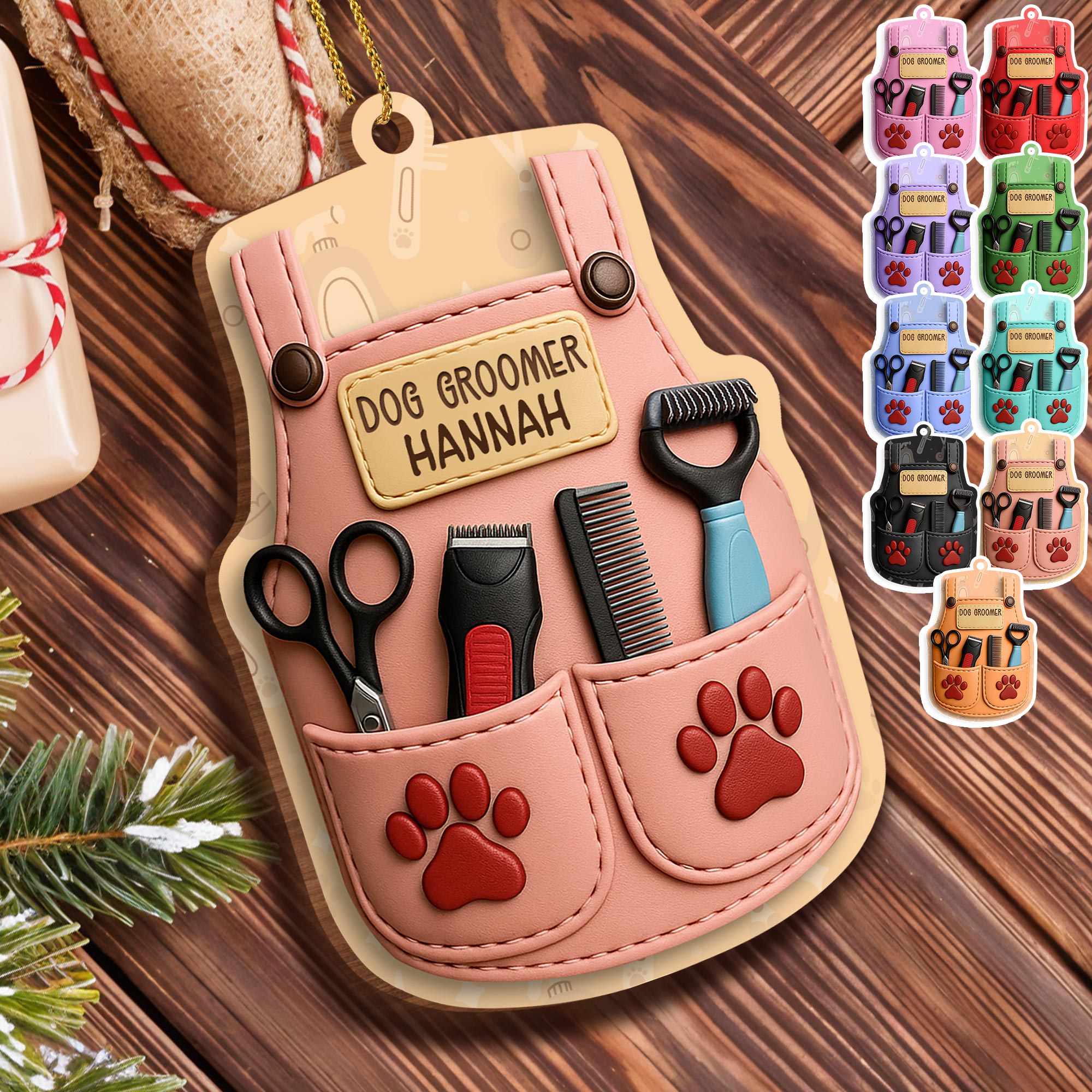 Celebrate Your Favorite Dog Groomer, Paw Prints And Grooming Tools ...