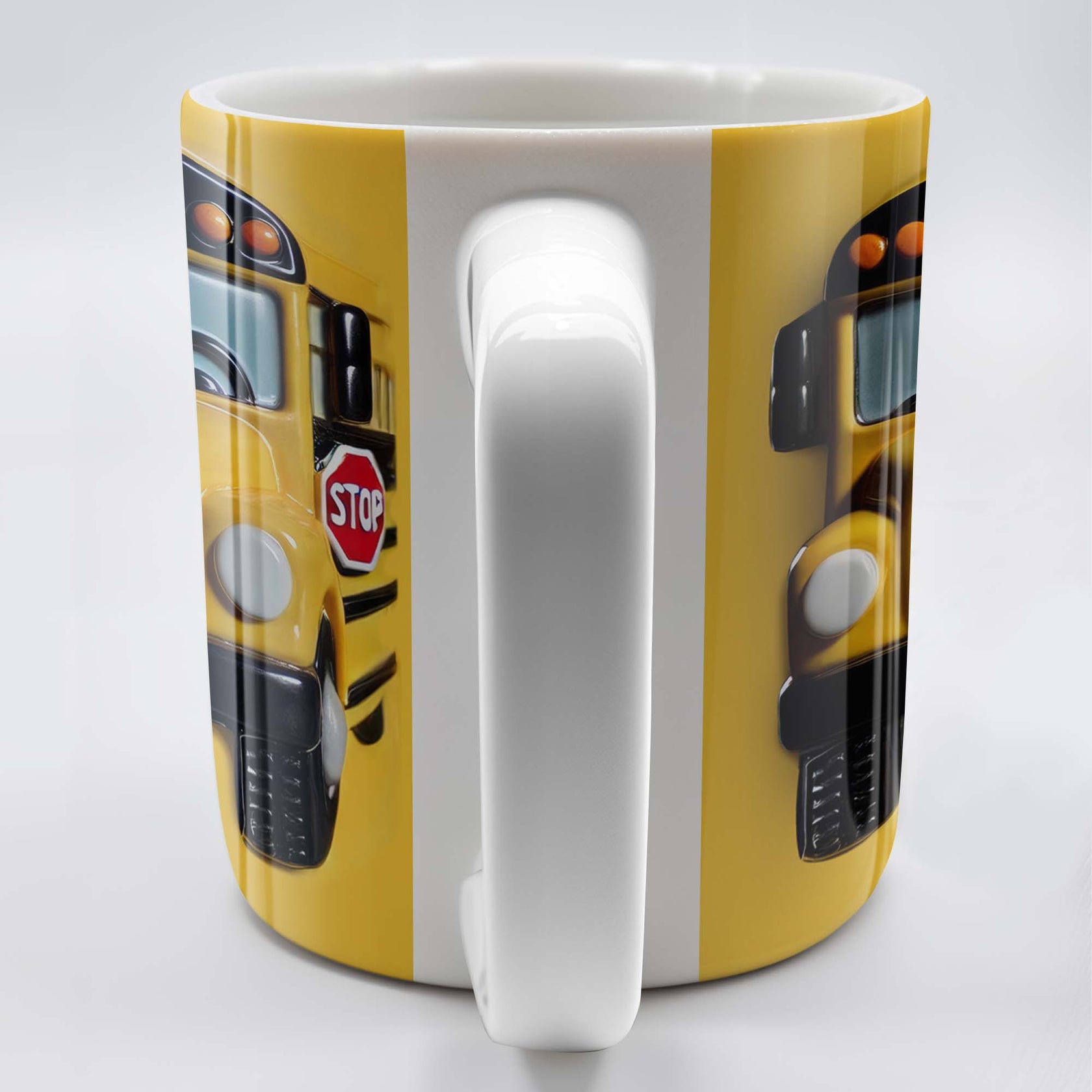 Best Bus Driver, School Bus And Stop Sign, Personalized Custom Coffee ...