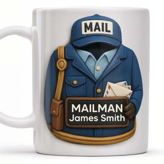 Celebrate Your Personalized Mailman Mug, Custom Coffee Mug, Gift For ...