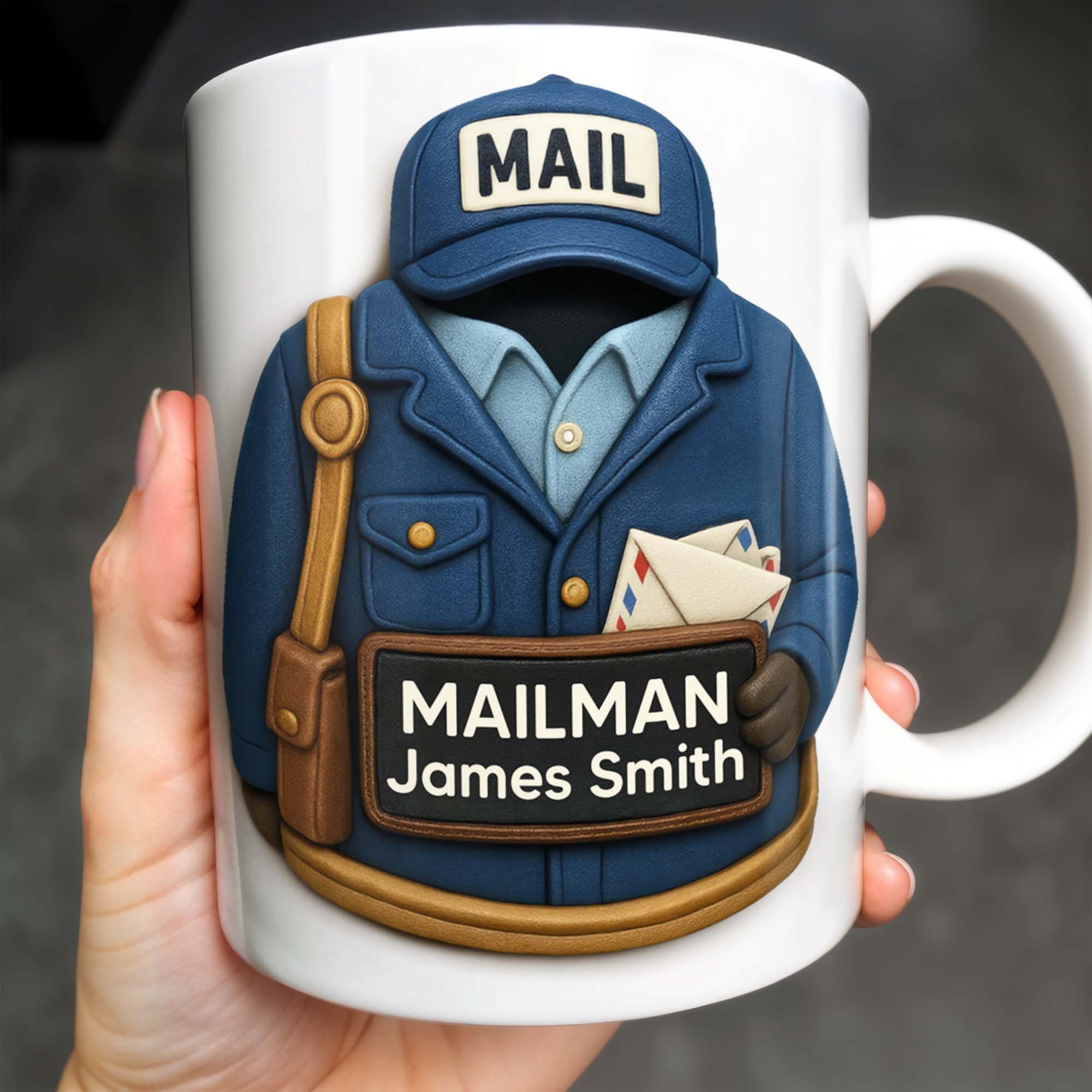 Celebrate Your Personalized Mailman Mug, Custom Coffee Mug, Gift For ...