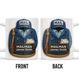 Celebrate Your Personalized Mailman Mug, Custom Coffee Mug, Gift For ...