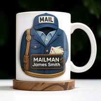 Celebrate Your Personalized Mailman Mug, Custom Coffee Mug, Gift For ...