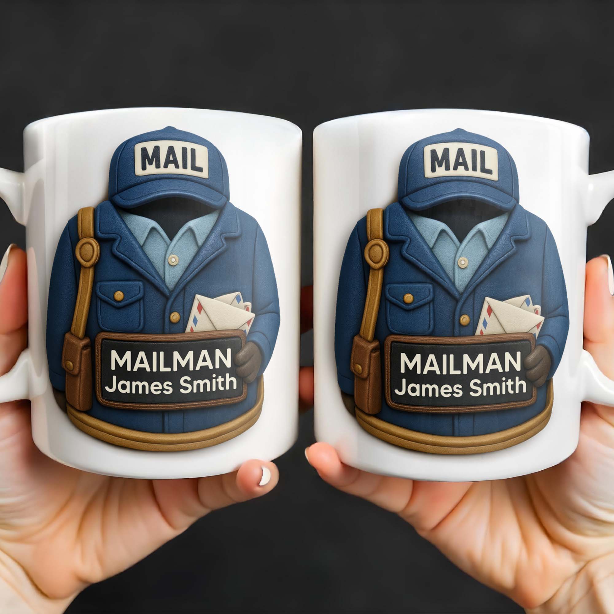 Celebrate Your Personalized Mailman Mug, Custom Coffee Mug, Gift For ...