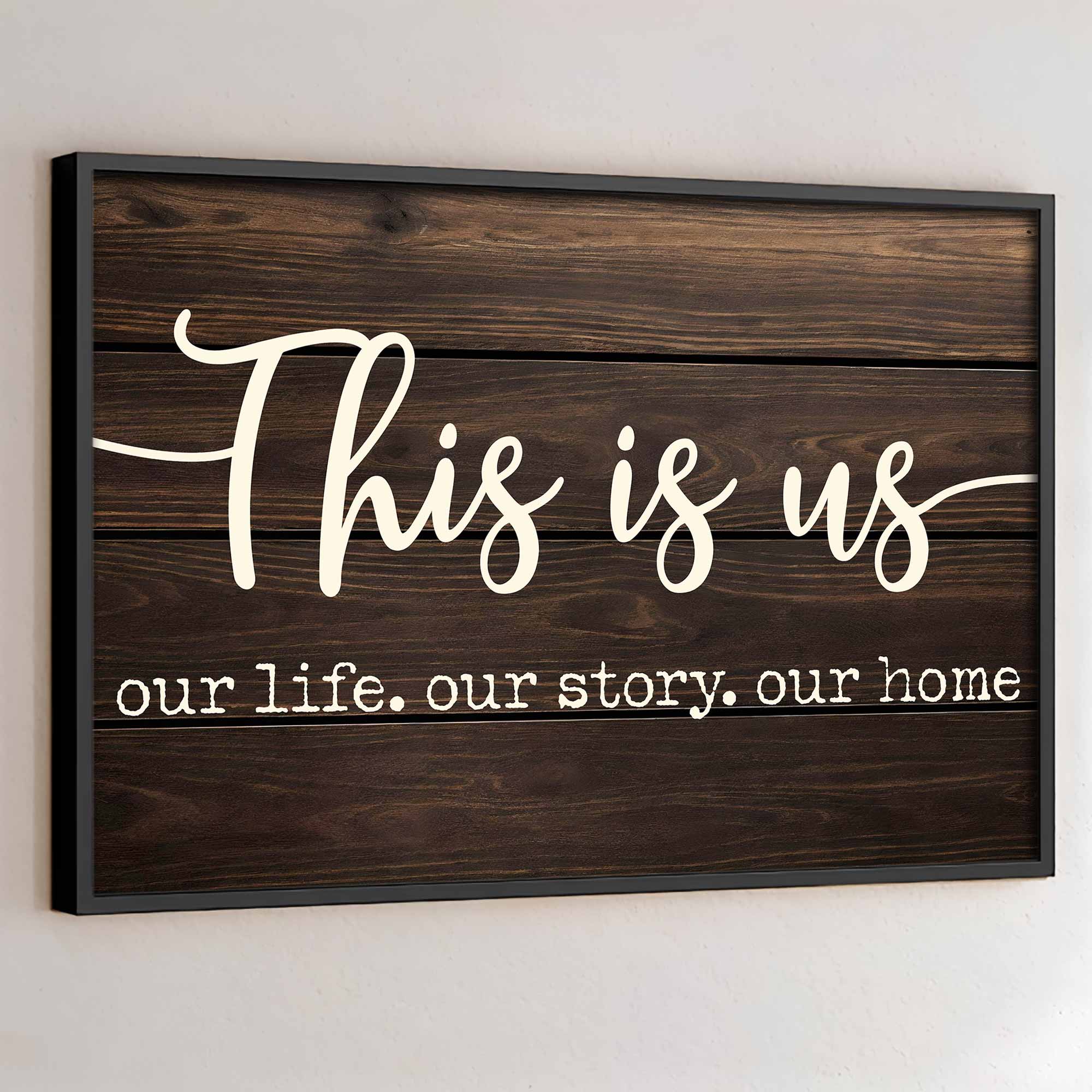 This Is Us Our Life Our Story Our Home Poster,Personalized Custom ...
