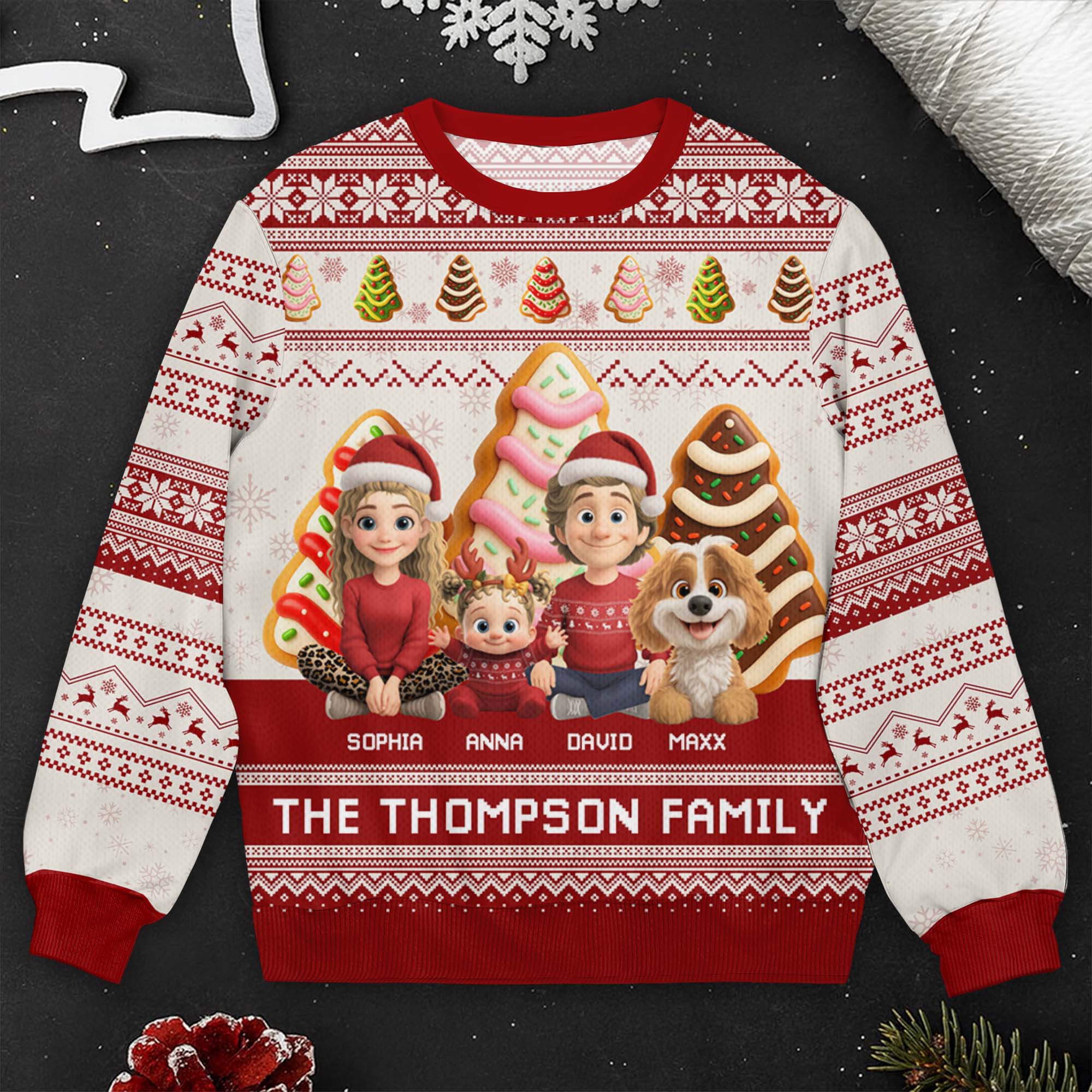 Celebrate Your Family, Custom Ugly Sweatshirt, Gift For Family – ALMAGEMS