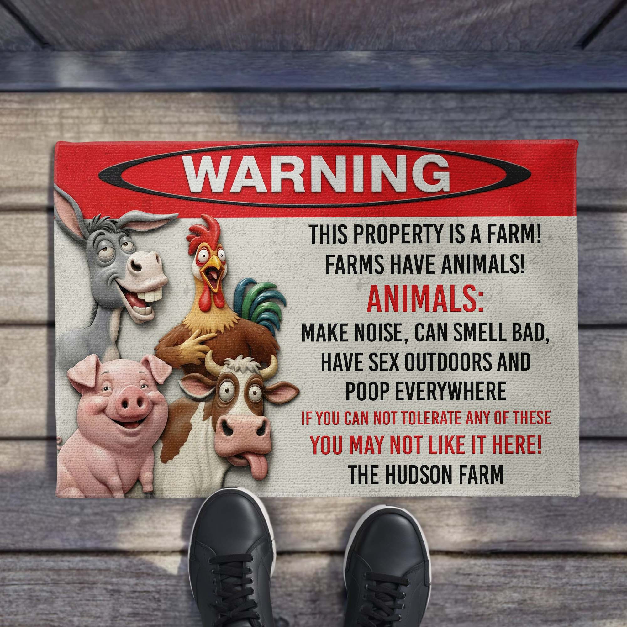 Warning This Property Is A Farm With Donkey, Chicken, Pig, Cow, Custom ...
