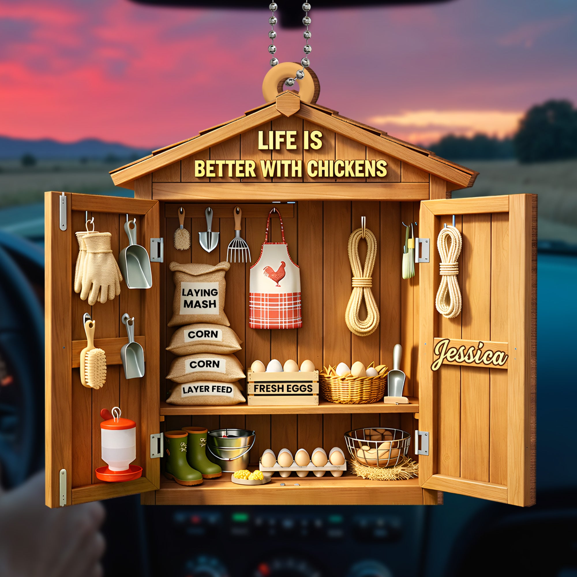 Life Is Better With Chickens, Farm Life Essentials, Custom Wood ...