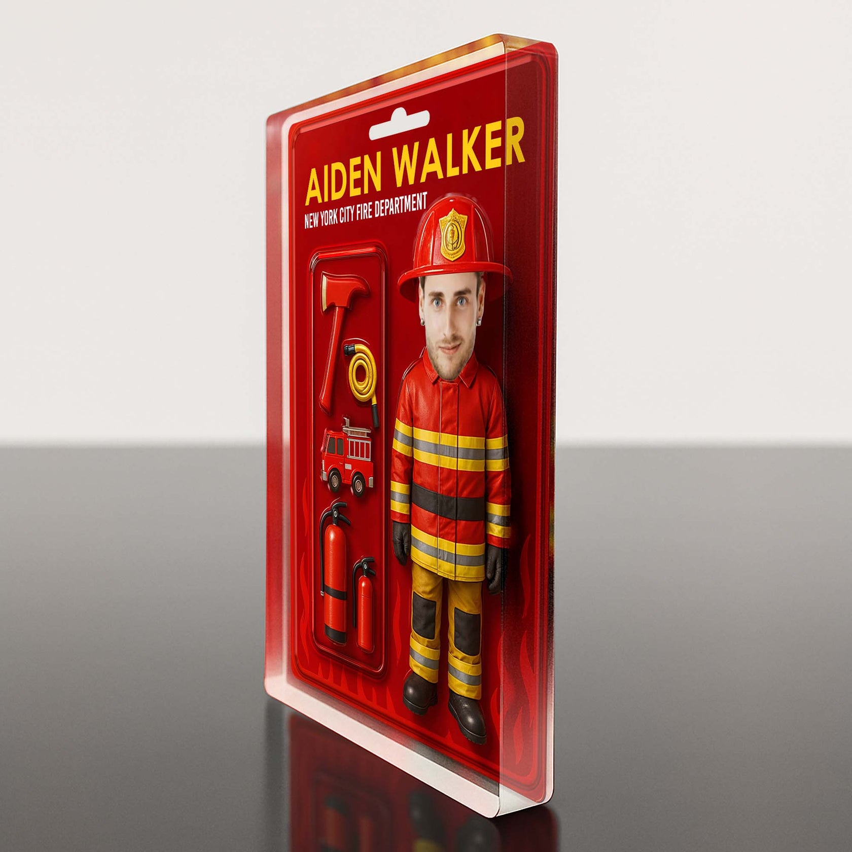 Fire Department Hero Firefighter, Acrylic Plaque, Gift For Firefighters ...