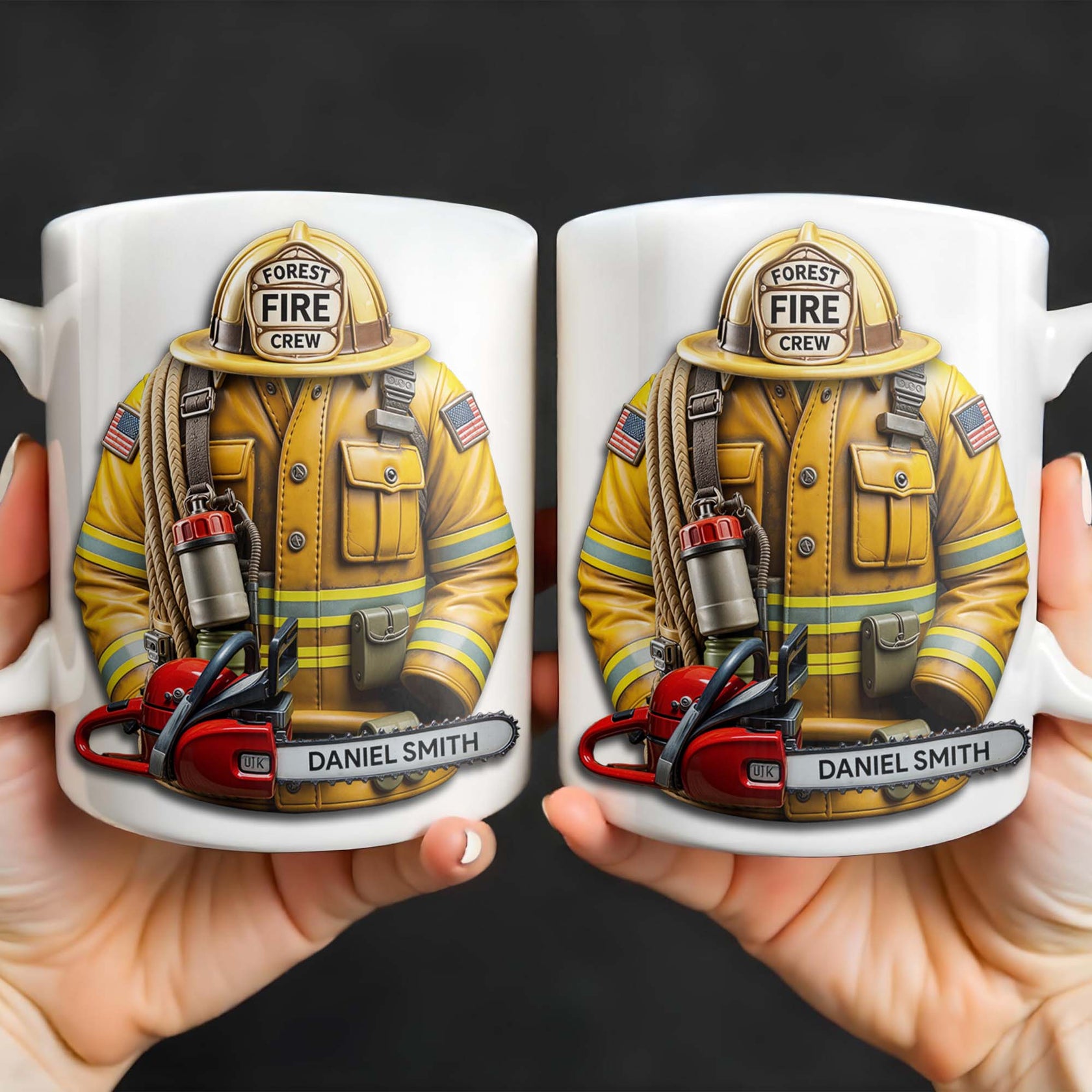 Personalized Firefighter Gear and Helmet Design, Personalized Custom ...