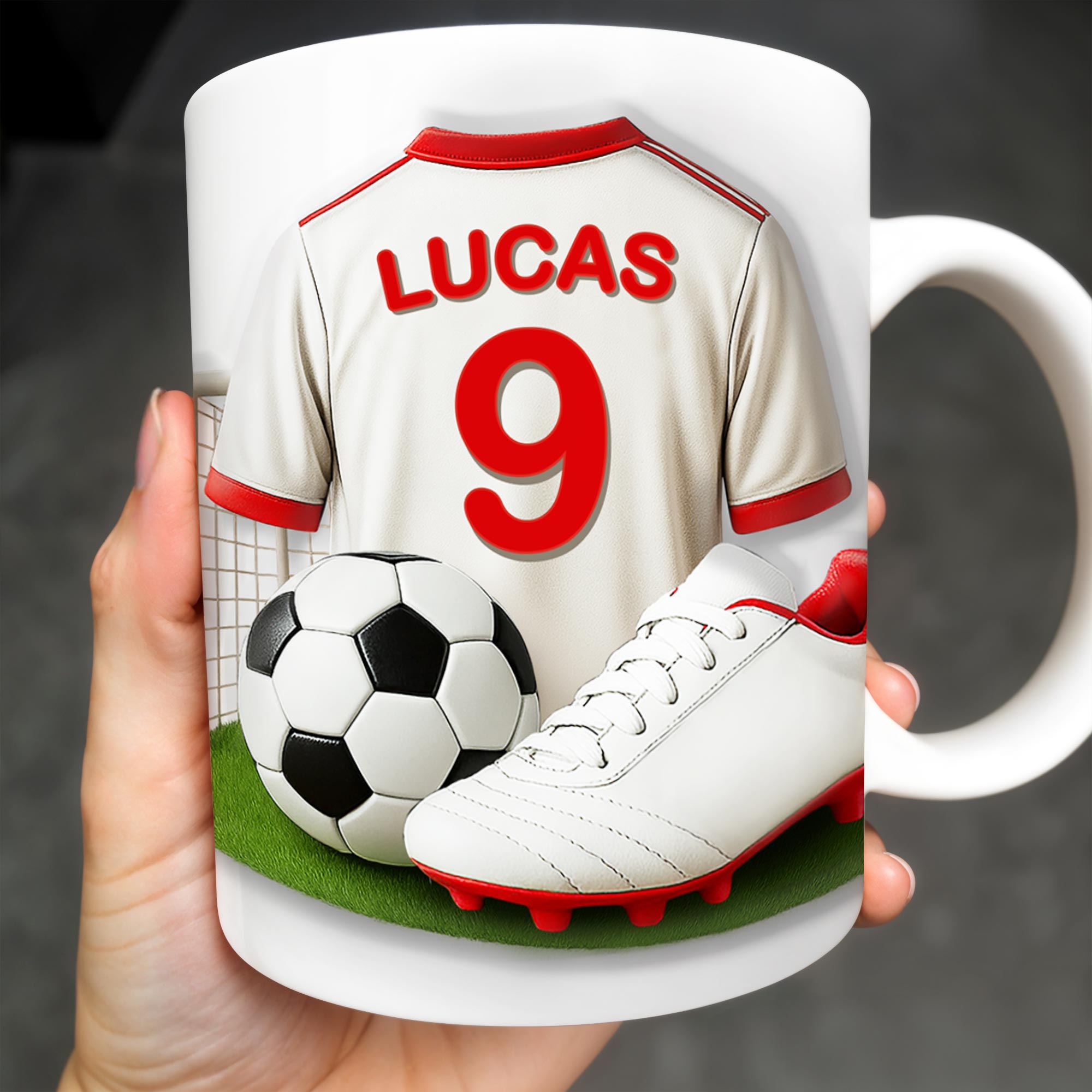 Celebrate Your Passion For Soccer, Personalized Custom Coffee Mug, Gift ...