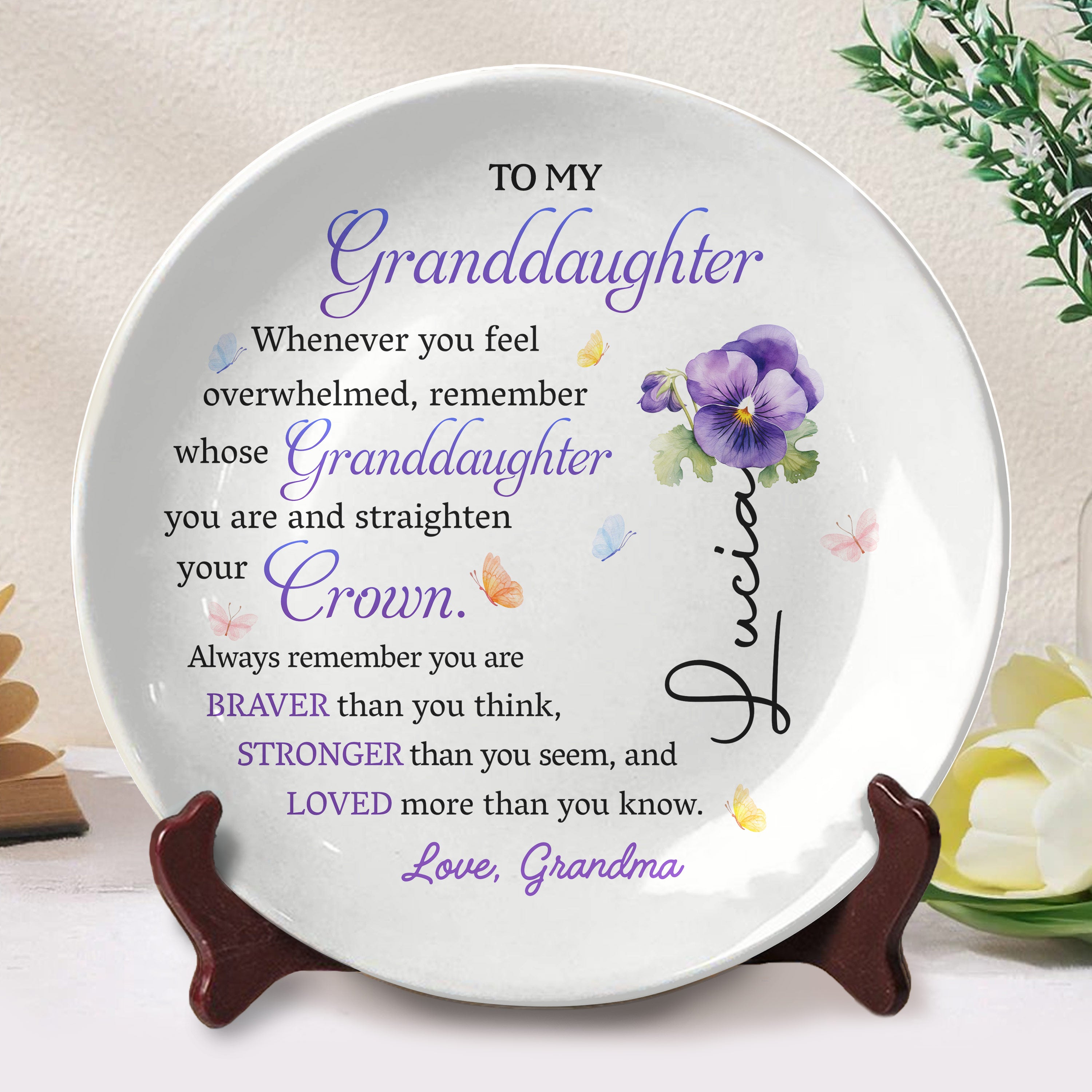 To My Granddaughter, Whenever You Feel Overwhelmed Remember ...