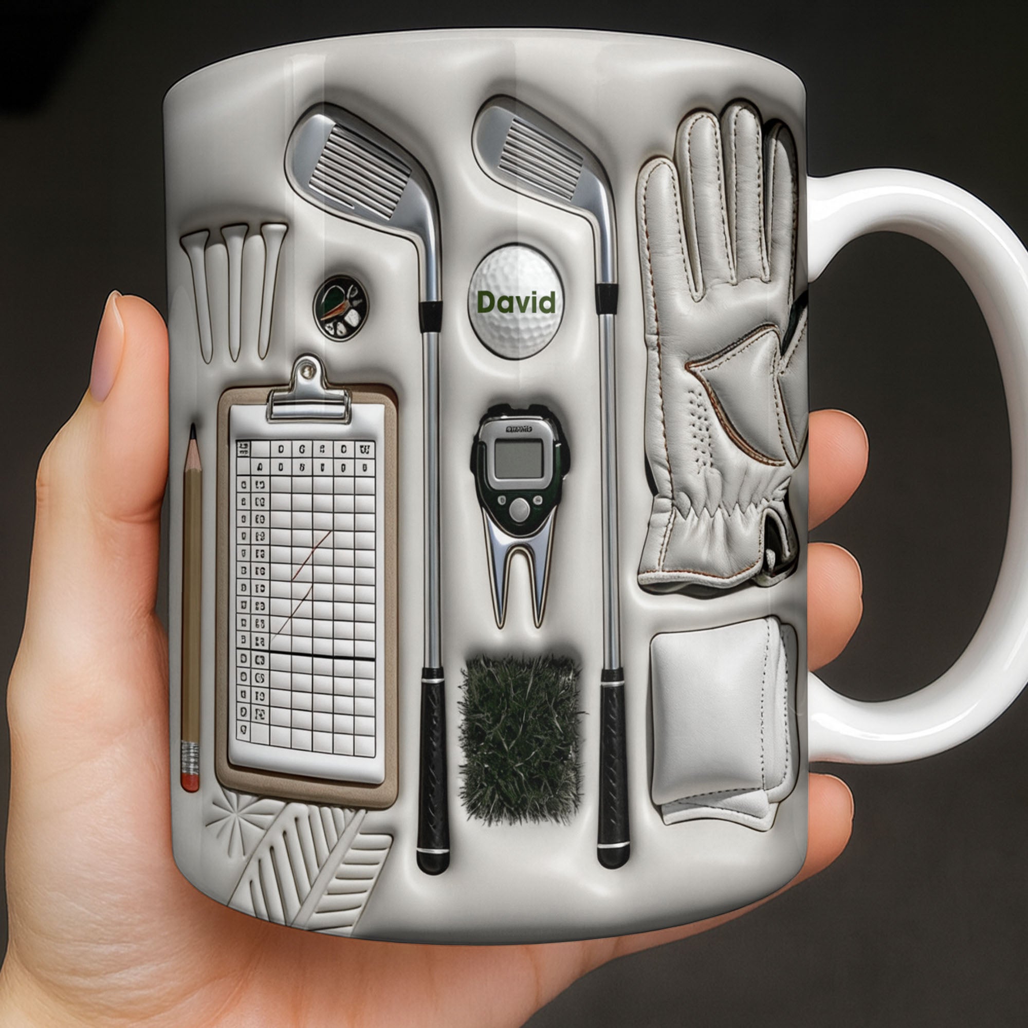Golf Essentials For Every Golfer, Personalized Custom Coffee Mug, Gift ...