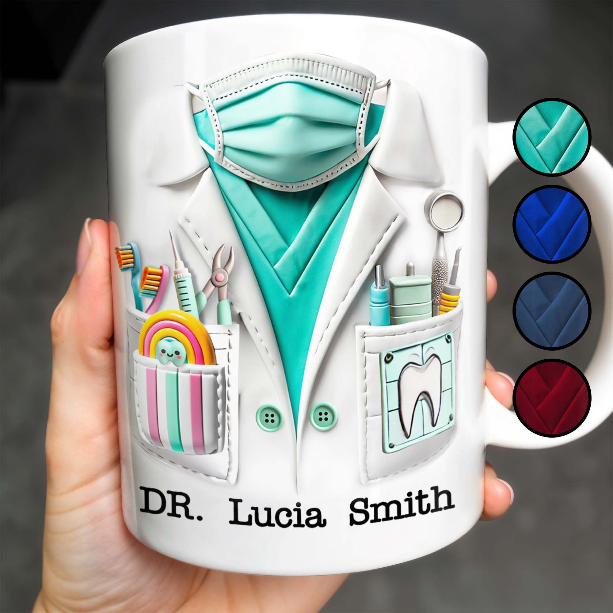 Celebrate Your Favorite Dentist With A Unique Dental Mug, Custom Coffee ...