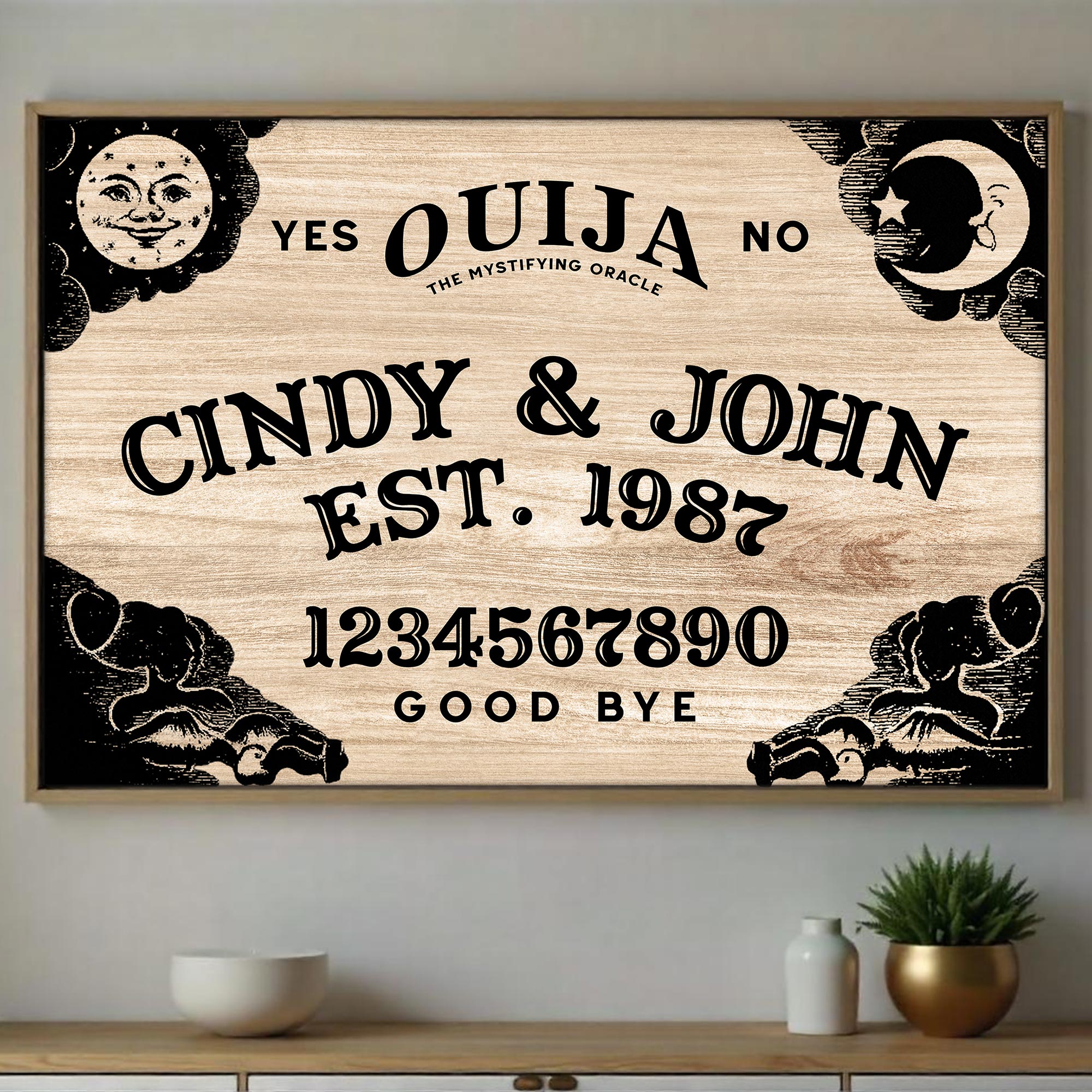 The Mystifying Oracle With Moon Phases and Sun Moon Faces, Personalized ...