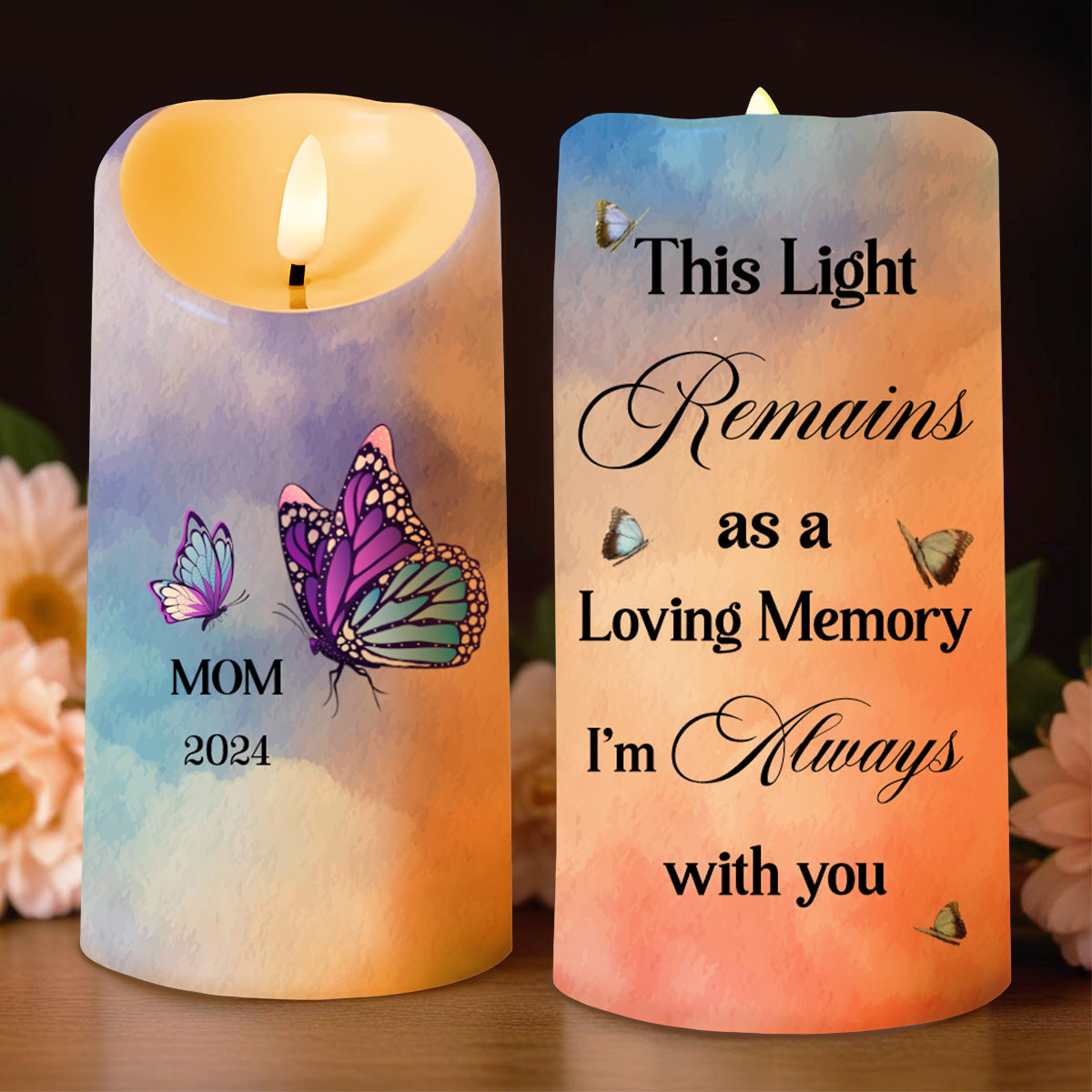 This Light Remains as a Loving Memory - Personalized Custom LED Candle ...