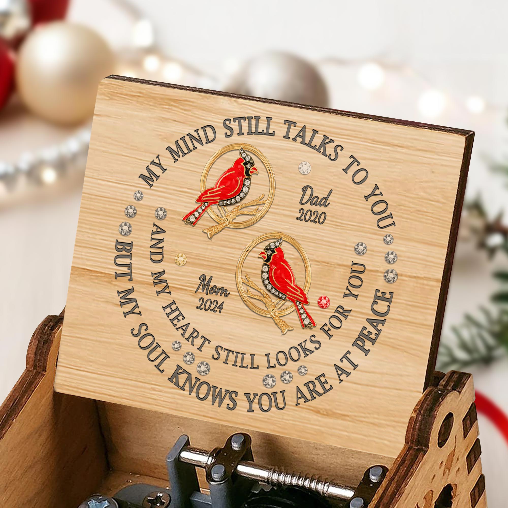 My Mind Still Talks to You - Bereavement Personalized Custom Music Box ...