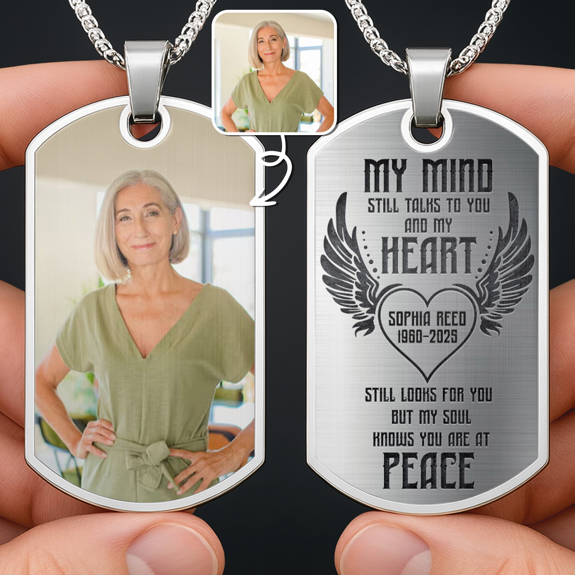Customize With Your Favorite Photo, Personalized Custom Dog Tag ...