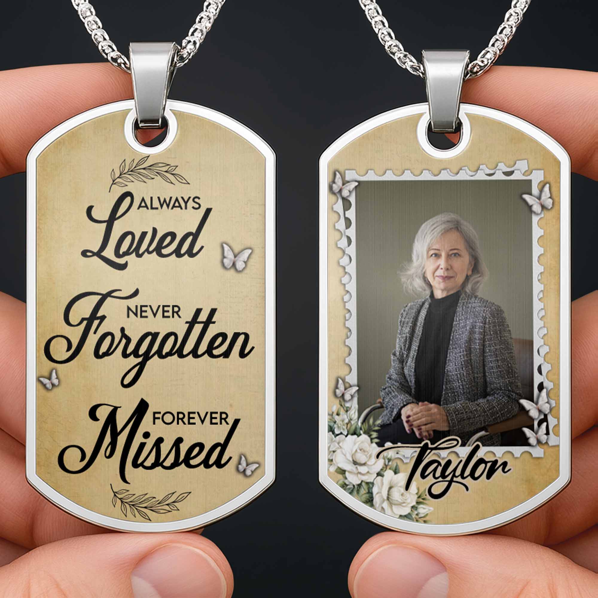 Always Loved, Never Forgotten, Forever Missed With Butterflies ...