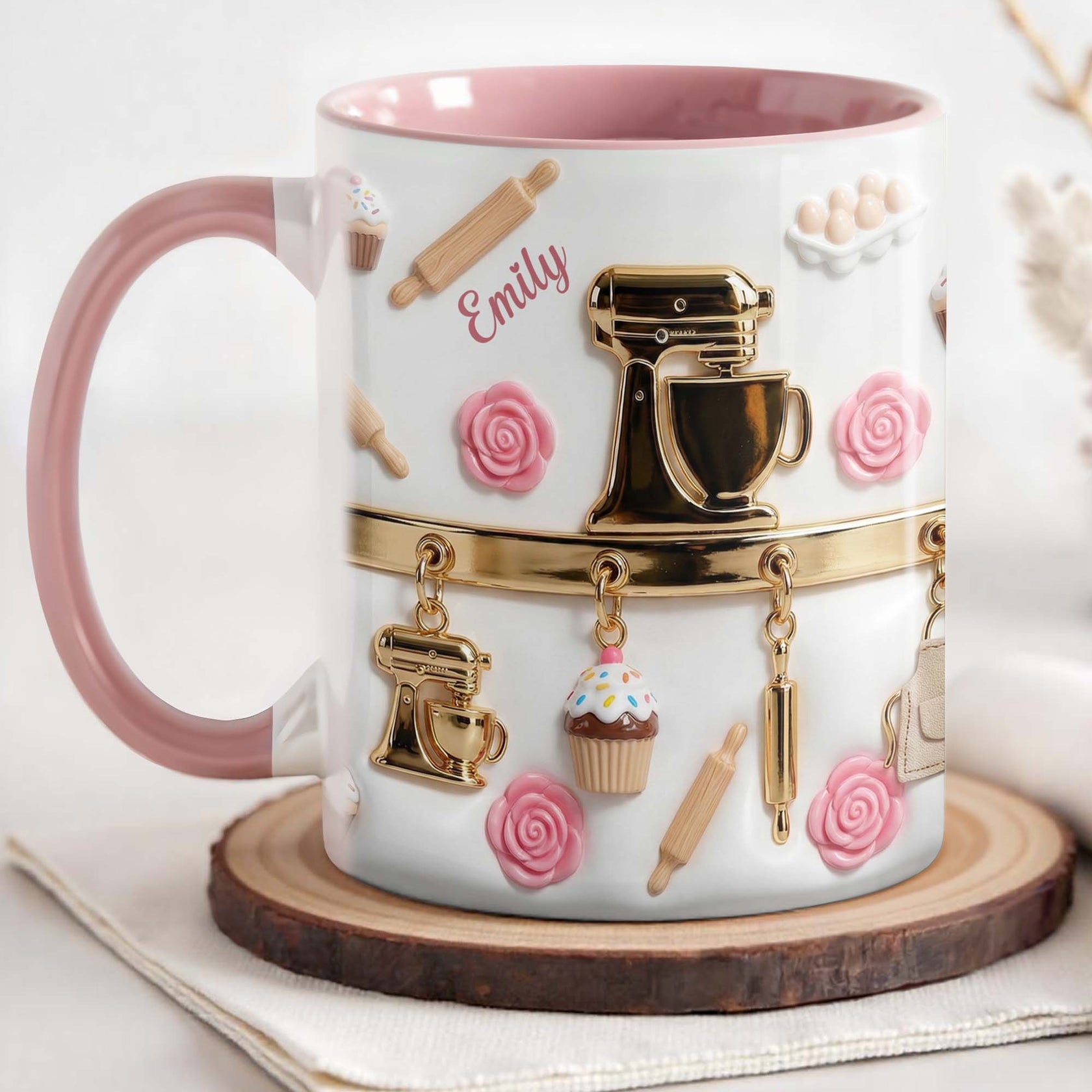 For Those Who Delight In Baking, Custom Accent Mug, Gift For Bakers And ...