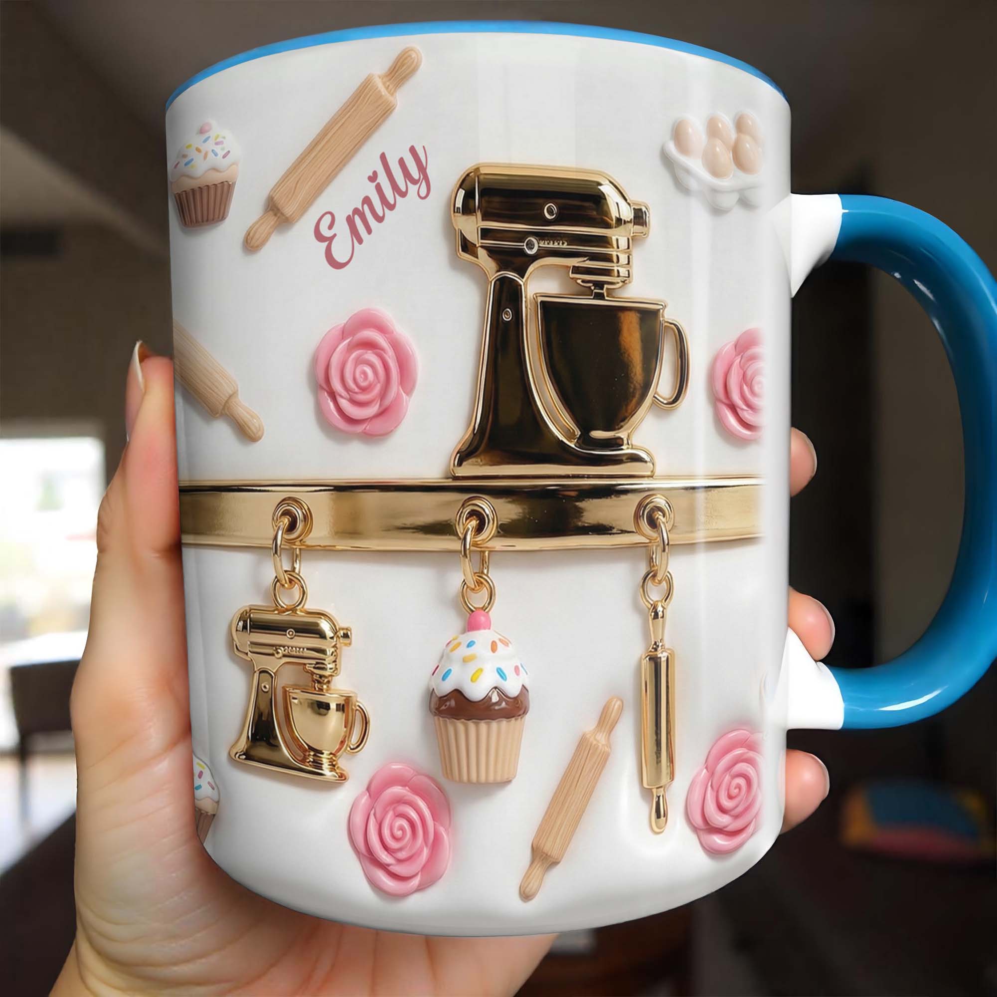 For Those Who Delight In Baking, Custom Accent Mug, Gift For Bakers And ...
